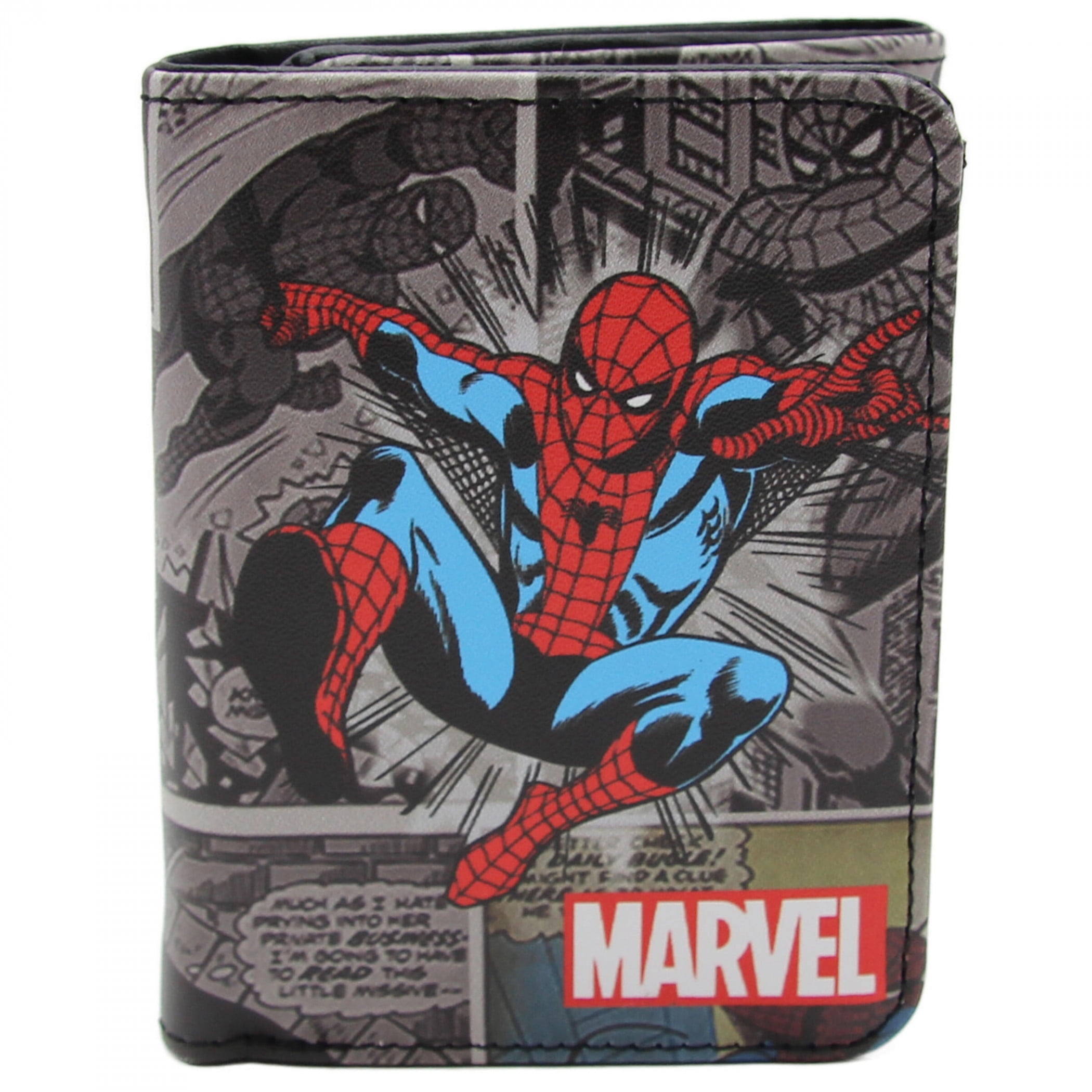 Spider-Man Dark Panels Trifold Wallet - Walmart.com