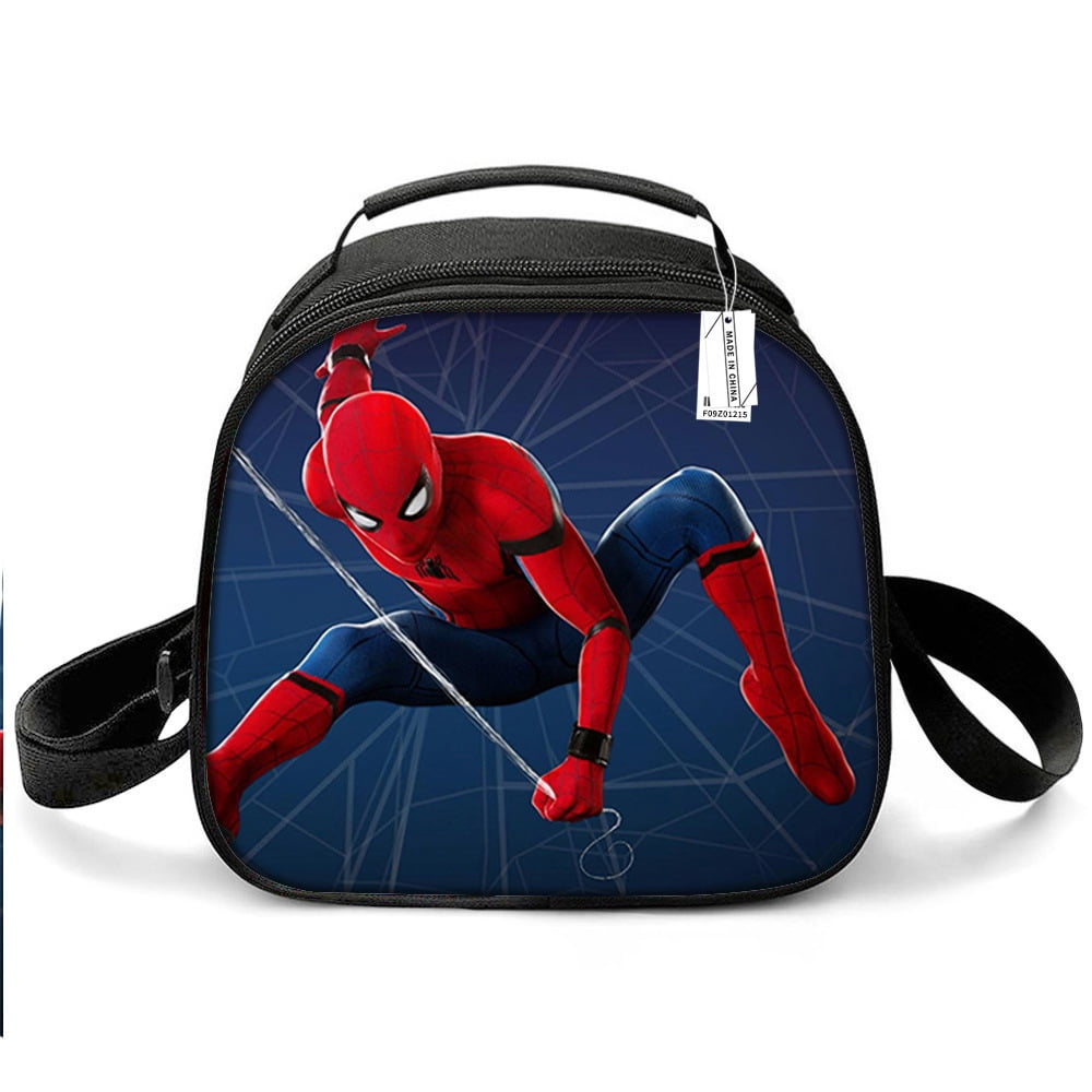 Spider-Man Deadpool Anime Lunch Bag & Lunch Box for Men Women Teens ...