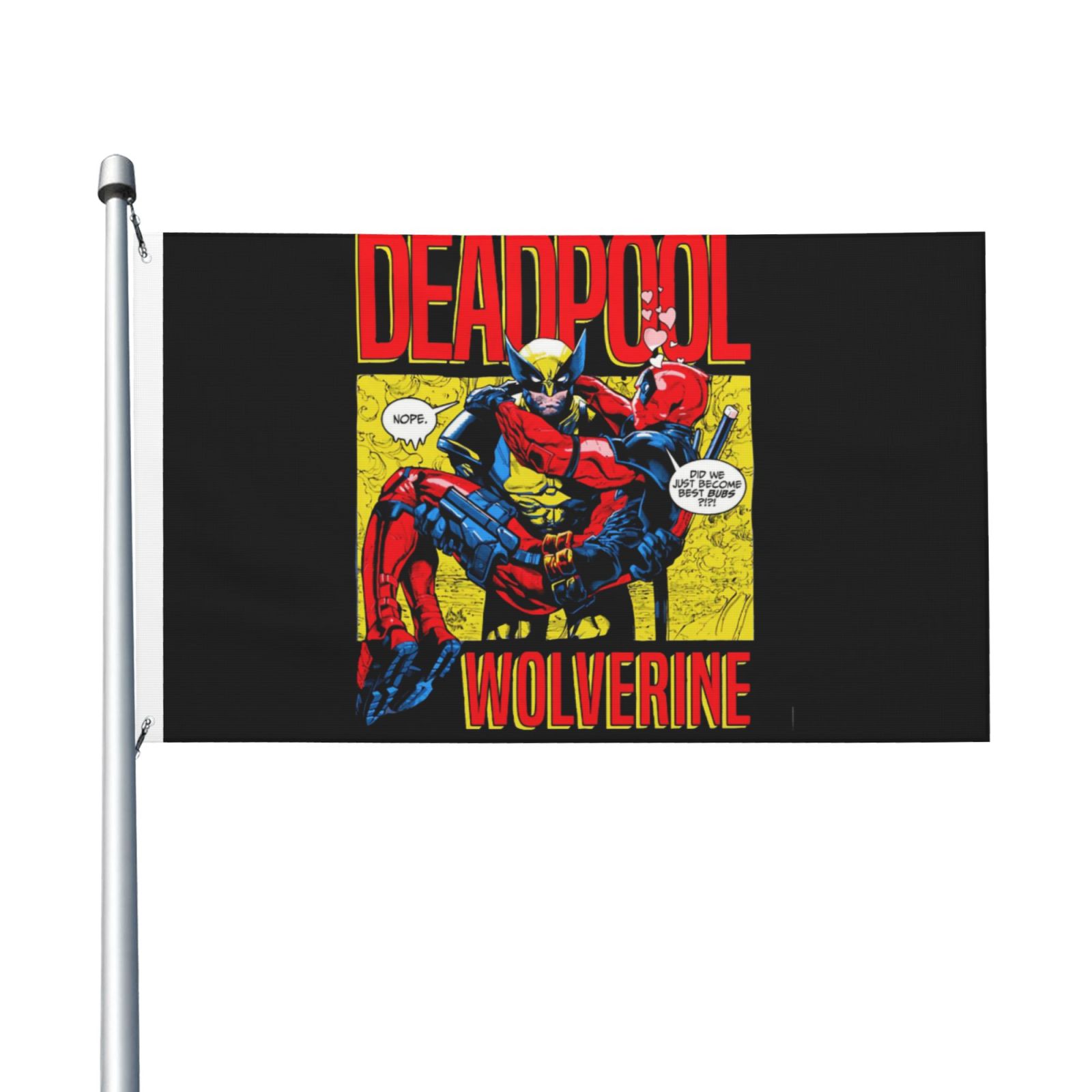Spider-Man Deadpool Nope.Wolverine 3x5ft Face Flag Fade Proof Holiday ...