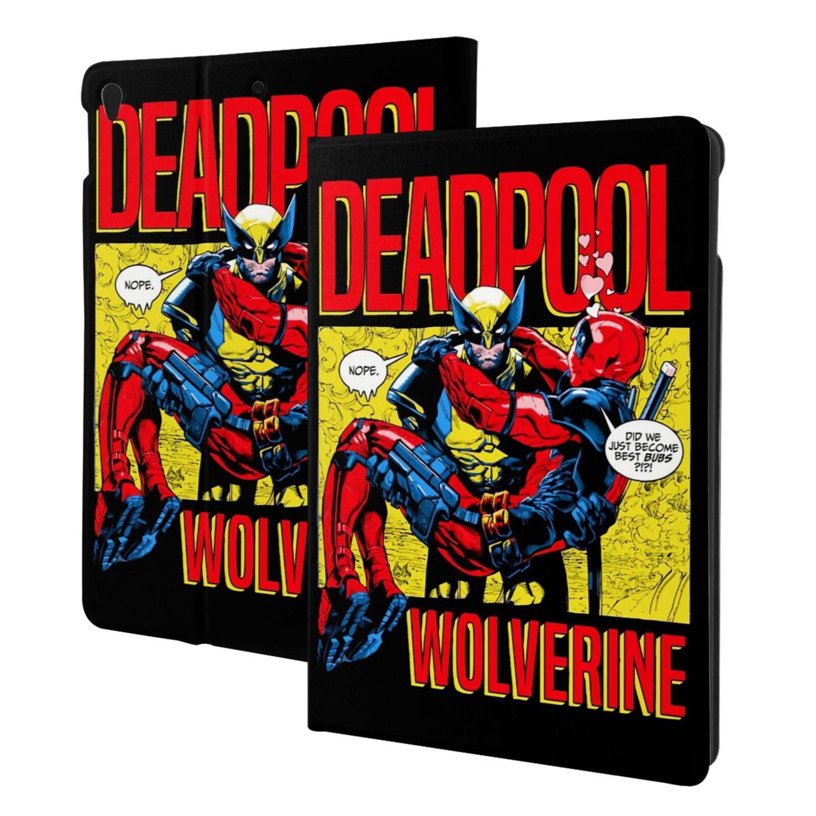 Spider-Man Deadpool Nope.Wolverine Kawaii Cute 3d Design Ipad Case Soft ...