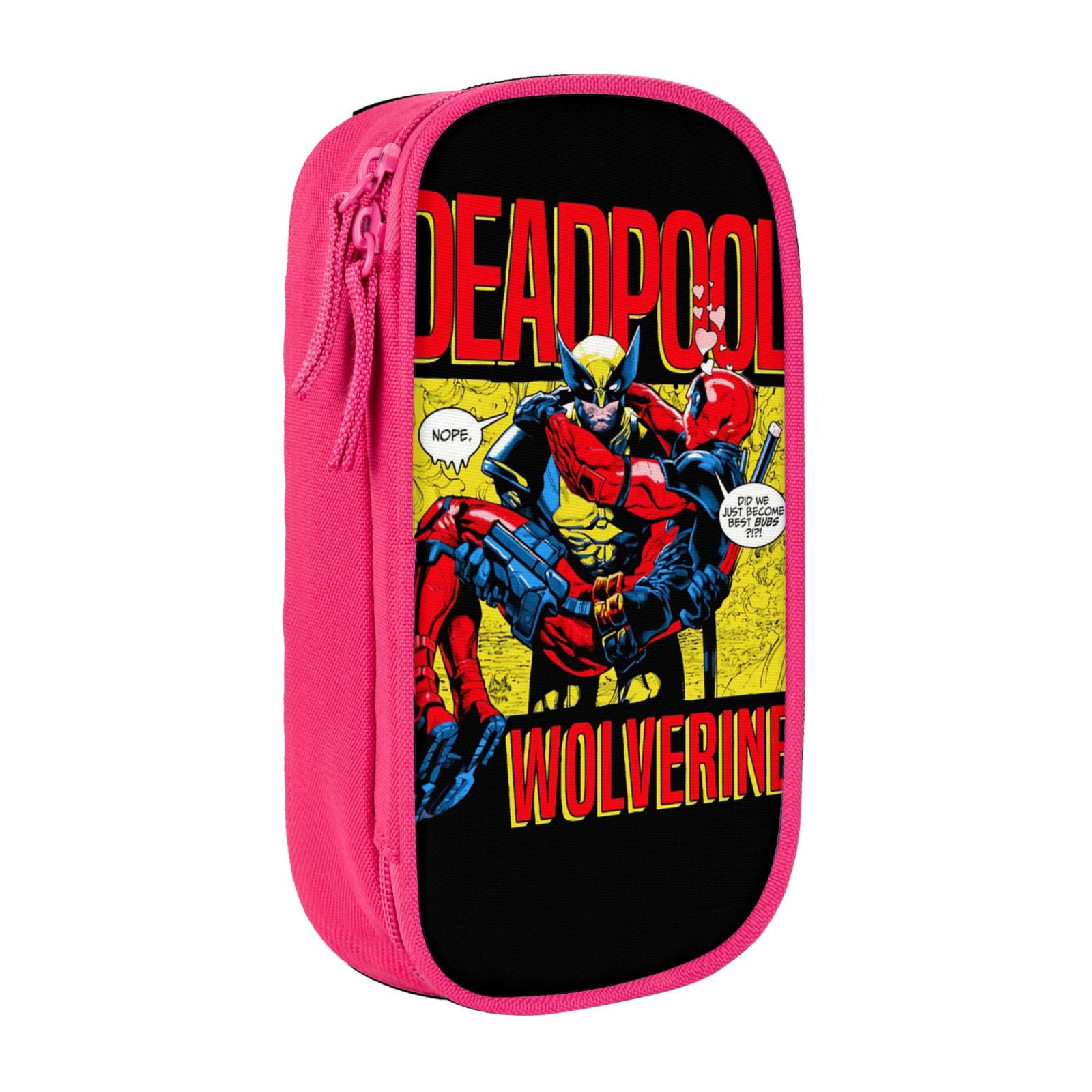 Spider-Man Deadpool Nope.Wolverine Pencil Case,Pencil Pouch,Pencil Case ...