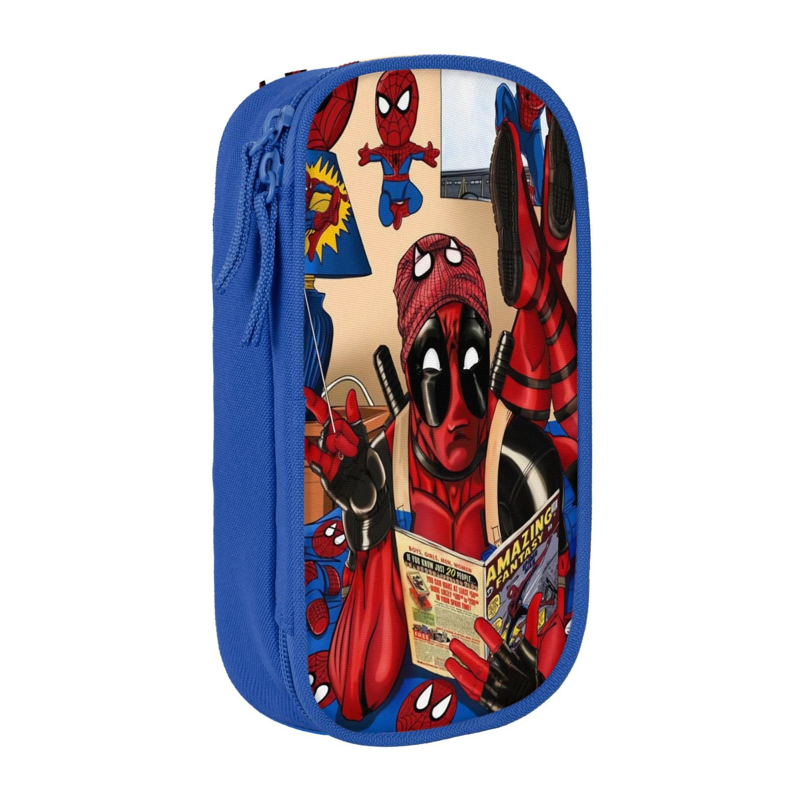 Spider-Man Deadpool Pencil Case,Pencil Pouch,Big Pencil Bag Pouch Box ...