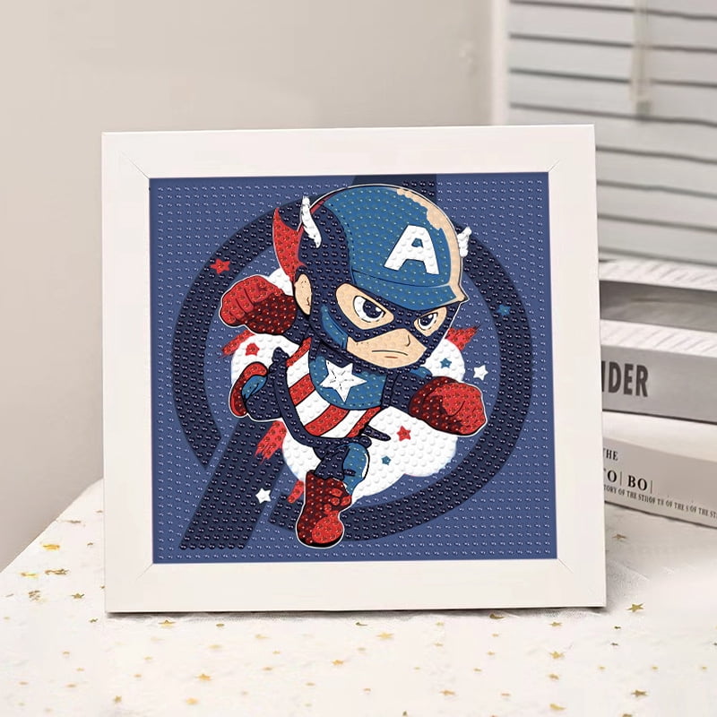 Spider-Man Diamond Painting Marvel DIY Handmade Diamond Sticker Hulk ...