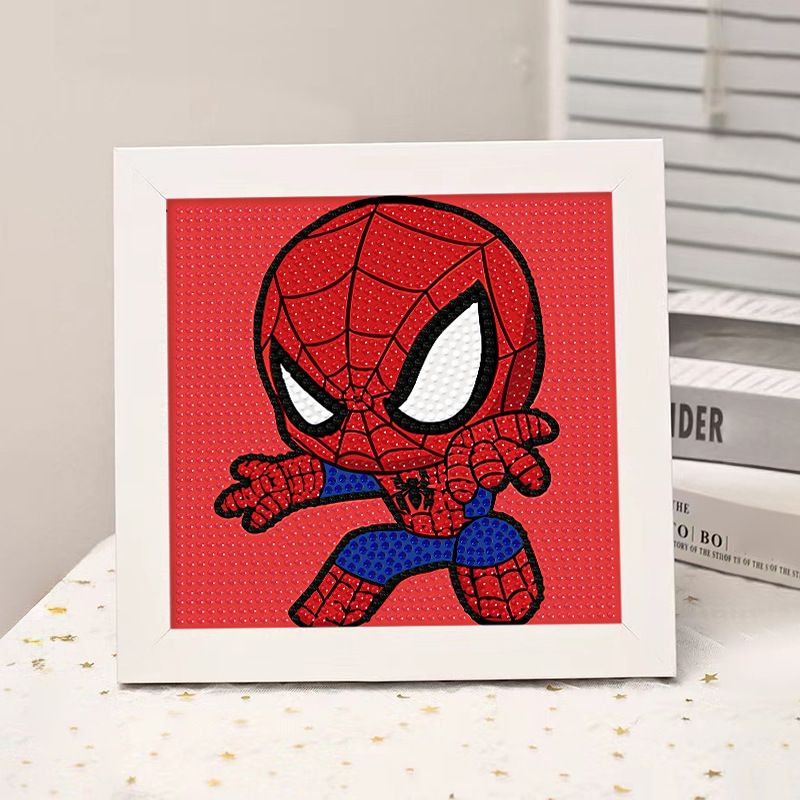 Spider-Man Diamond Painting Marvel DIY Handmade Diamond Sticker Hulk ...