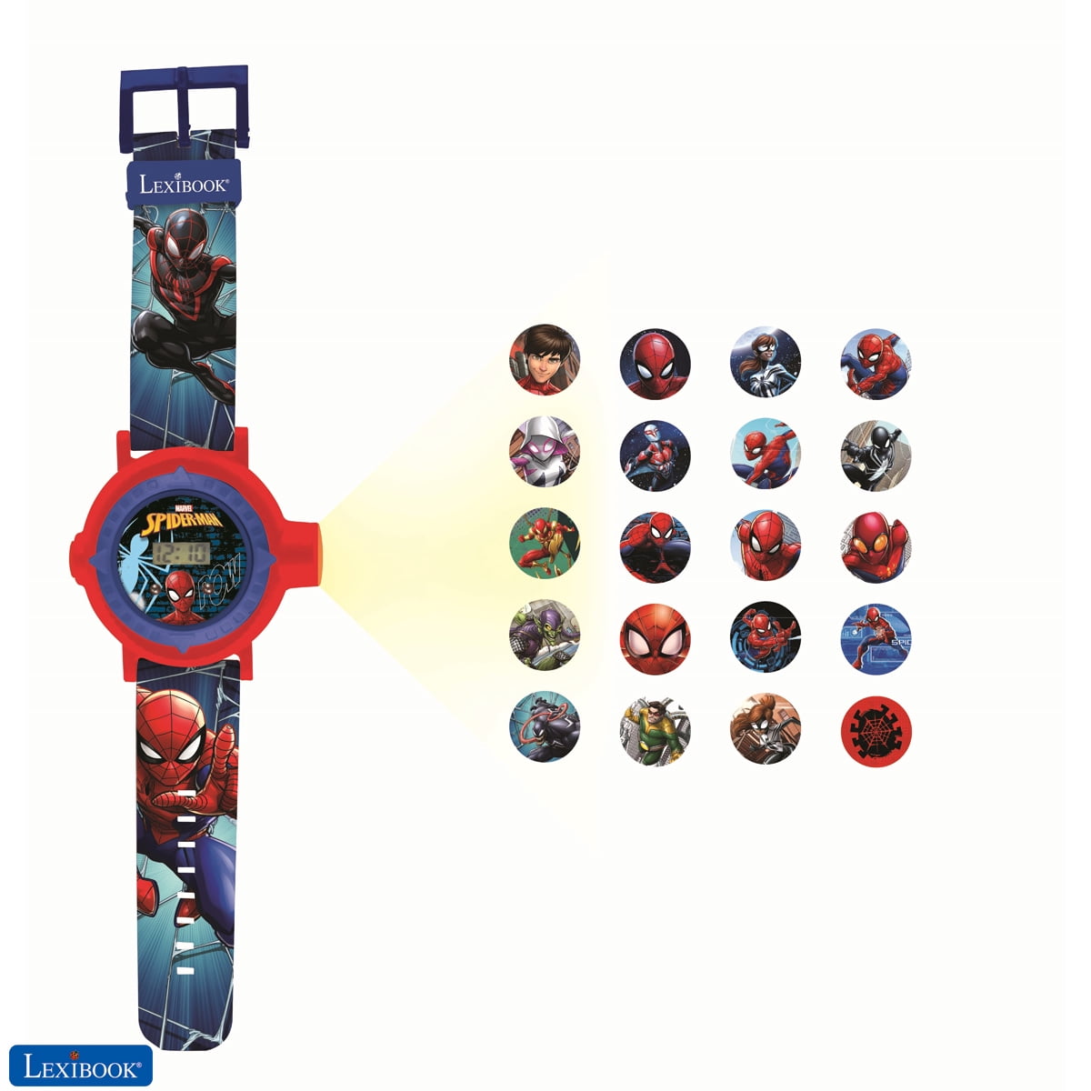 Spider-Man Digital Projection Watch with 20 images to project - Walmart.com