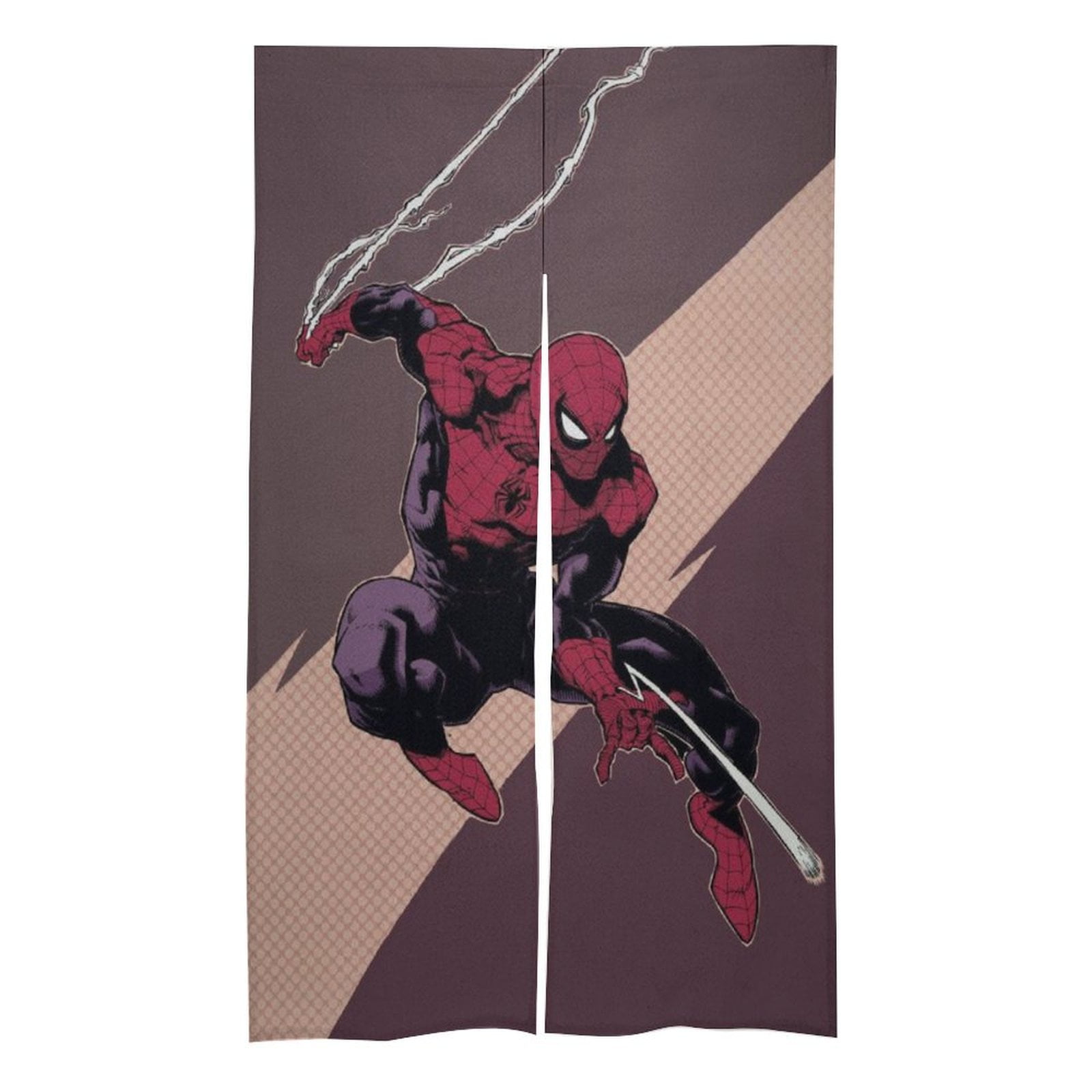 Spider Man Door Curtain Cartoon Anime Blackout Curtains 86x143cm ...
