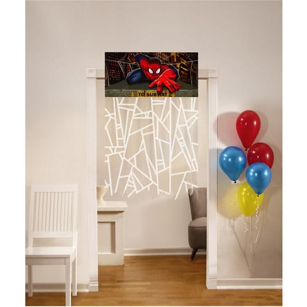 Spider-Man Doorway Curtain Decoration (Each) - Party Supplies - Walmart.com