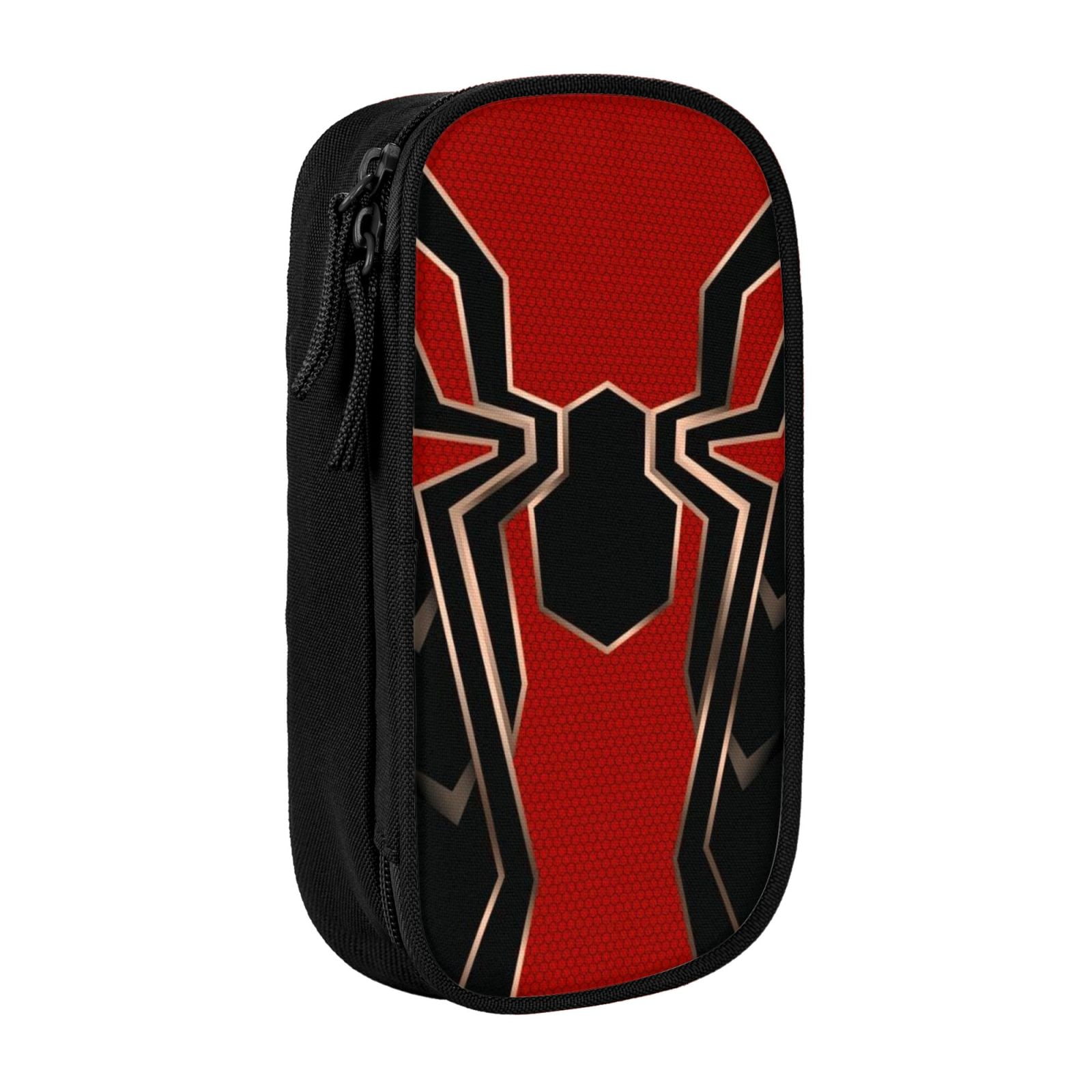 Spider-Man Double Layer Large Capacity Pencil Bag with Zipper ...