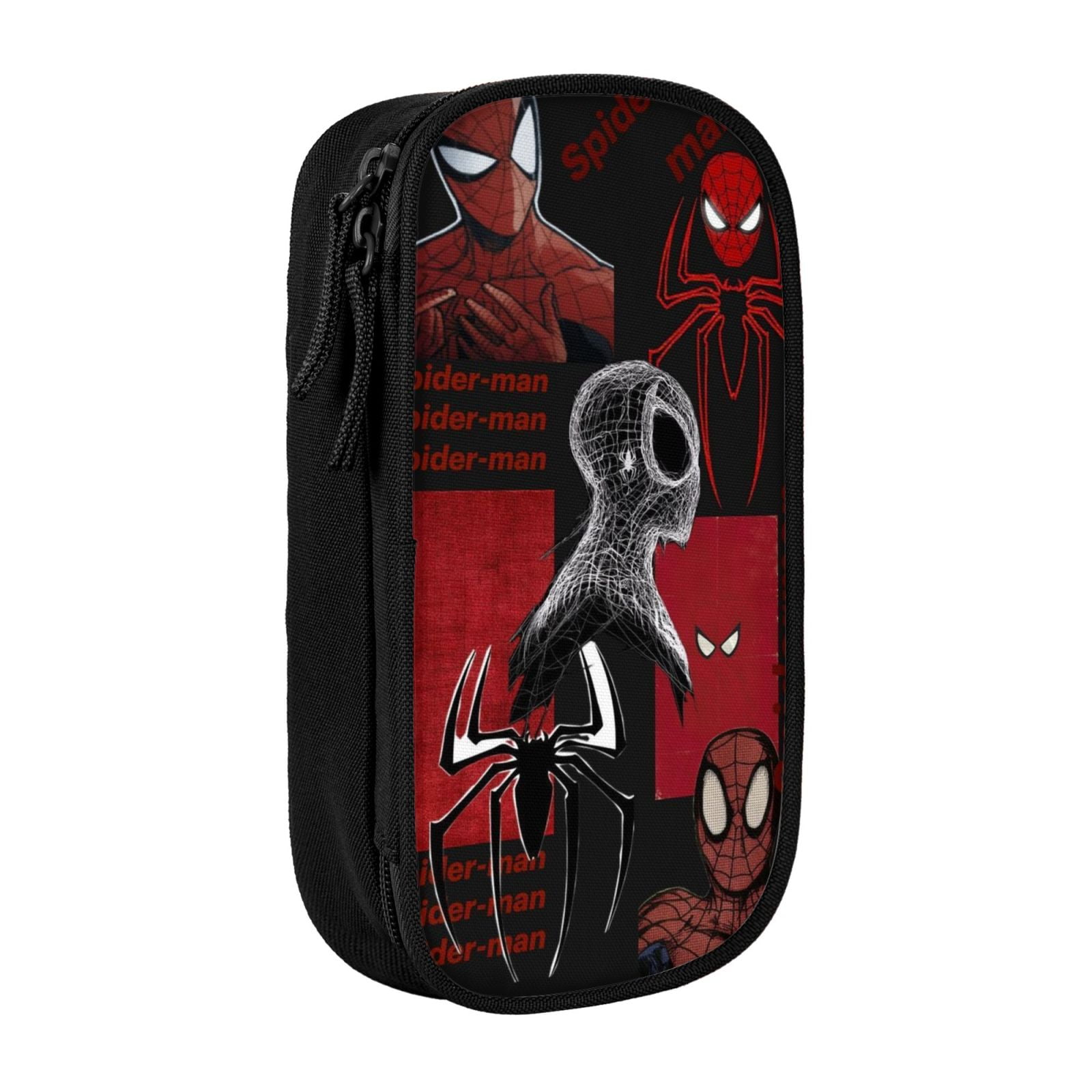 Spider-Man Double Layer Large Capacity Pencil Bag with Zipper ...