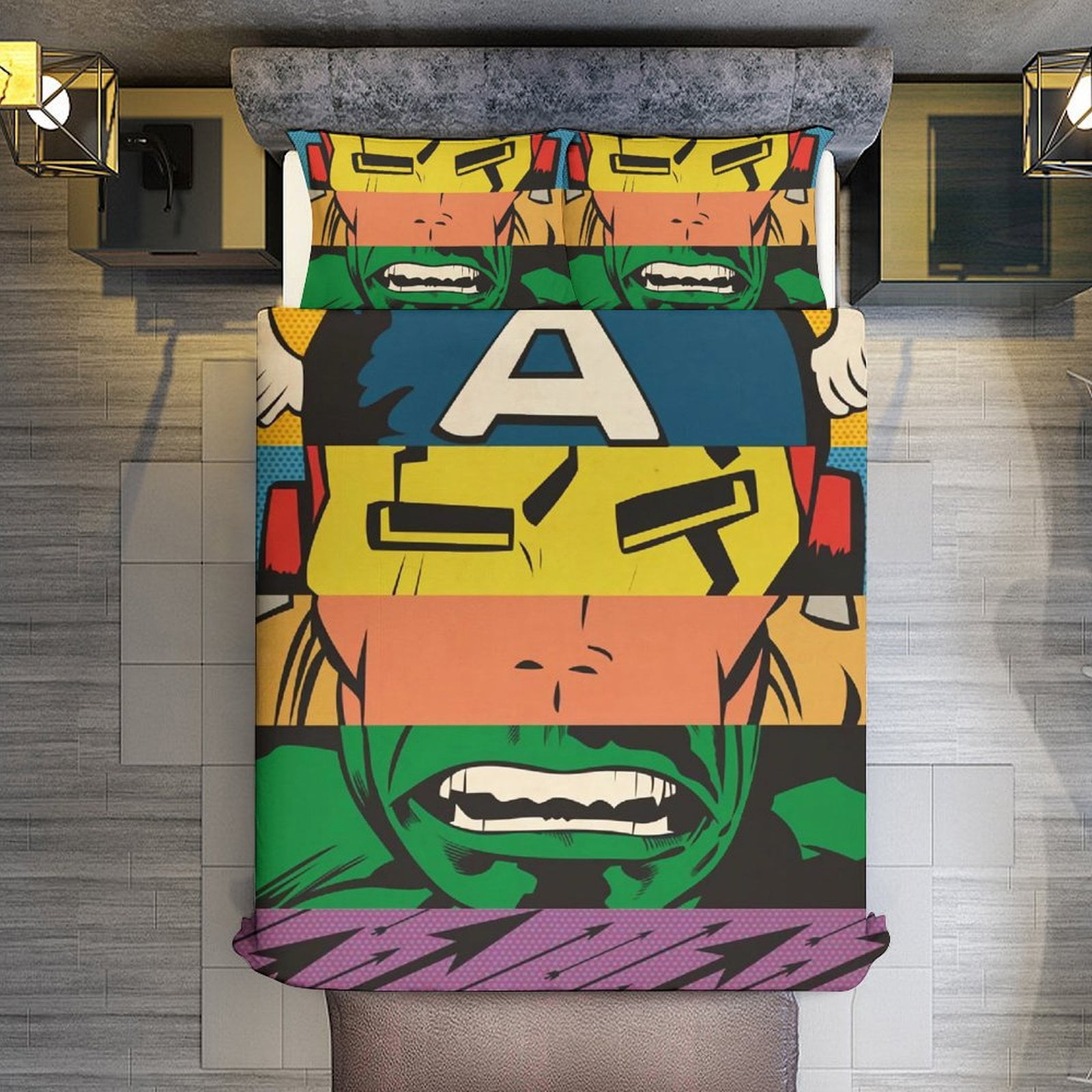 Spider-Man Duvet Cover Set for Kids Boys Girls Bed Set Cover with 2 ...
