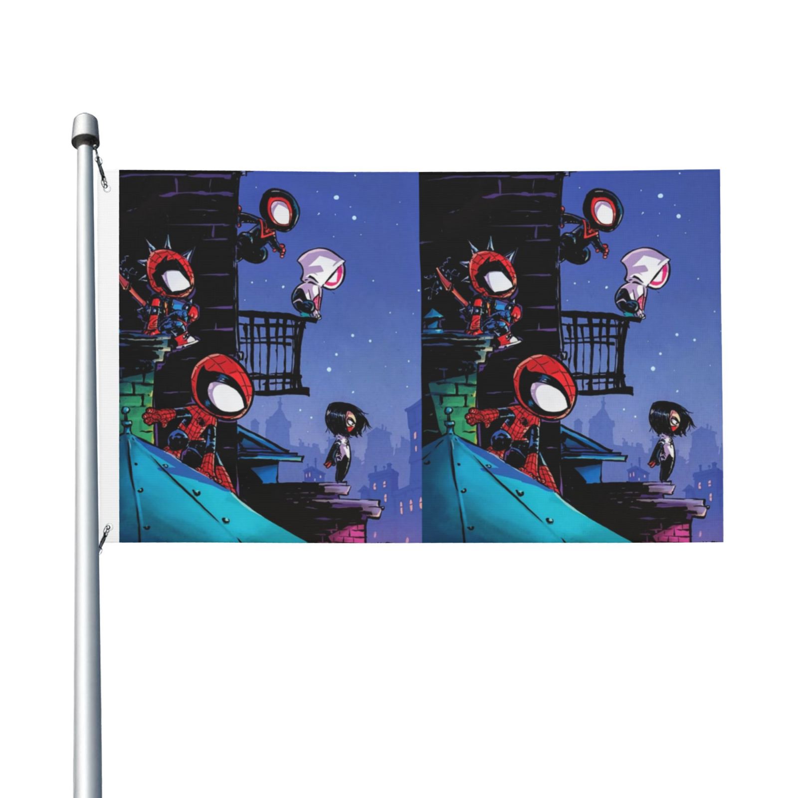 Spider-Man Edge Of Spiderverse 3x5ft Face Flag Fade Proof Holiday Fall ...