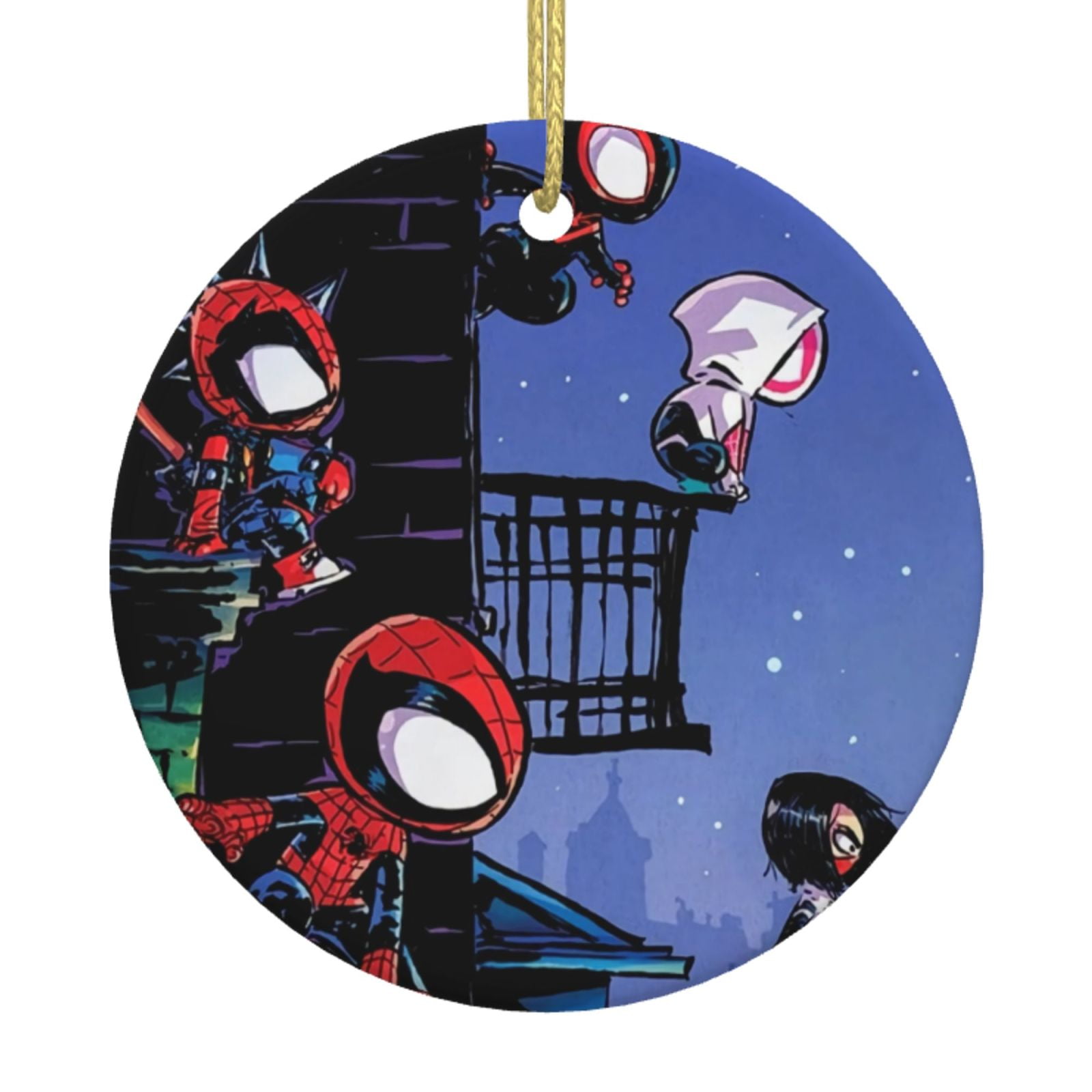 Spider-Man Edge Of Spiderverse Christmas Tree Decorations,Christmas ...