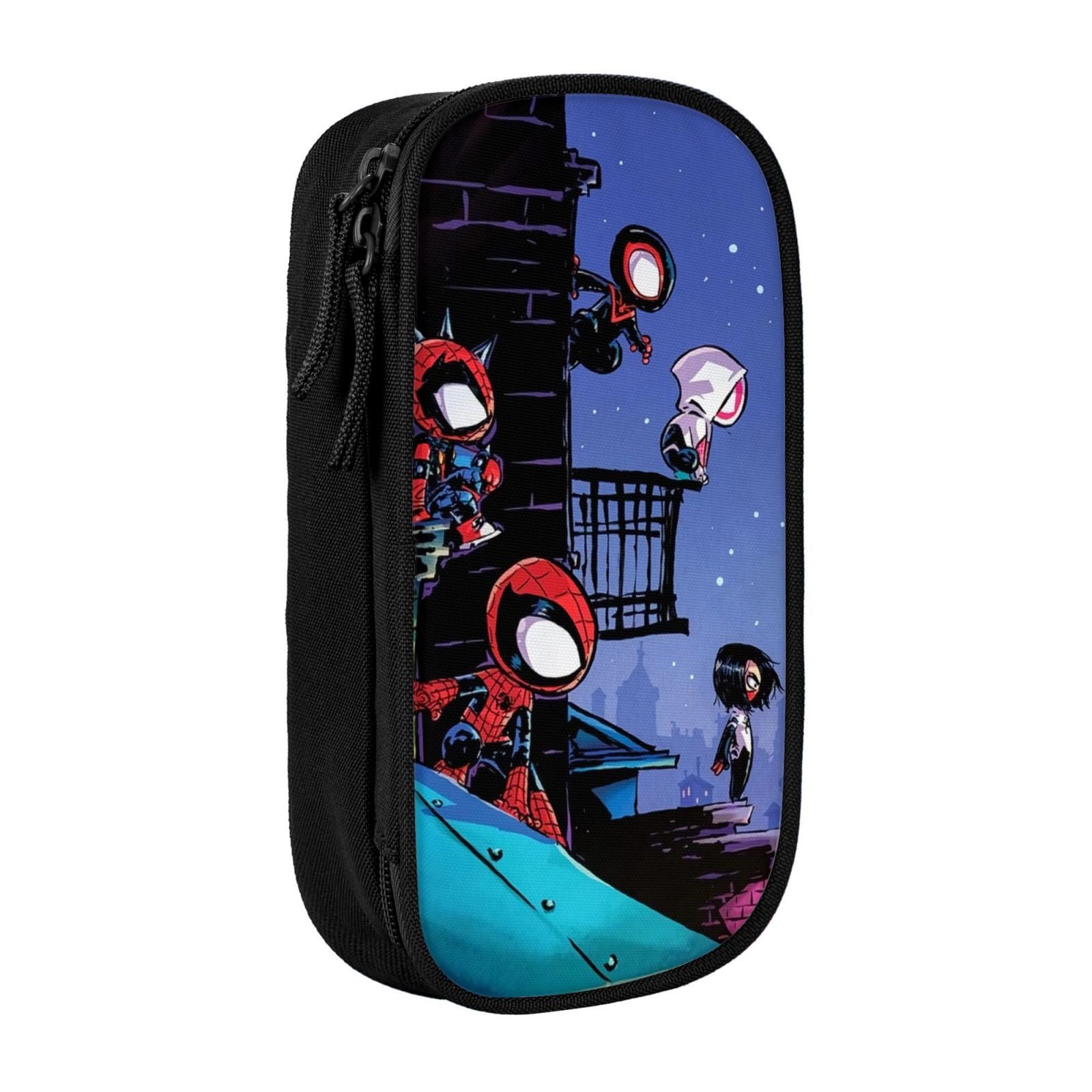 Spider-Man Edge of Spiderverse Double Layer Large Capacity Pencil Bag ...