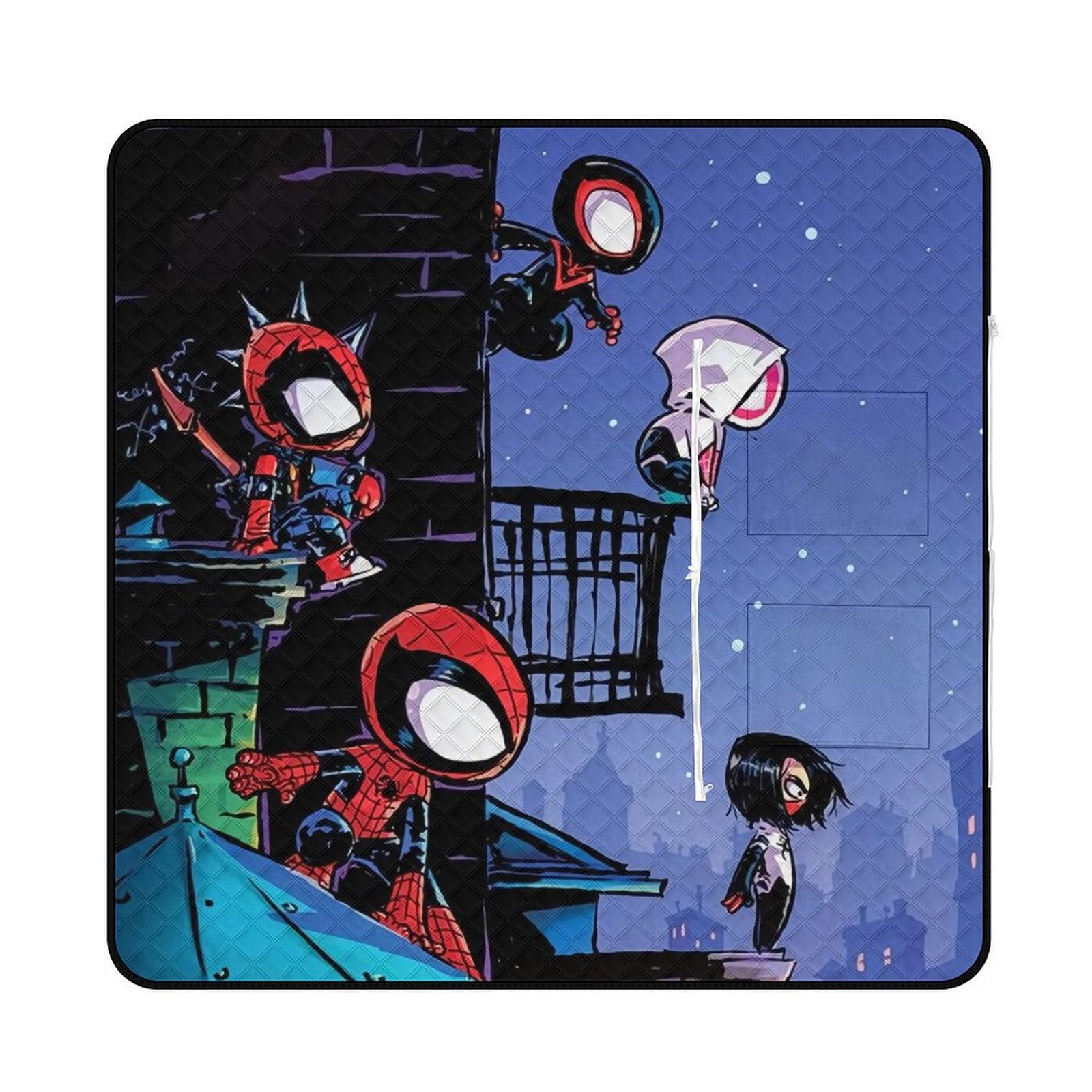Spider-Man Edge of Spiderverse Picnic Blanket,Foldable Waterproof Sand ...