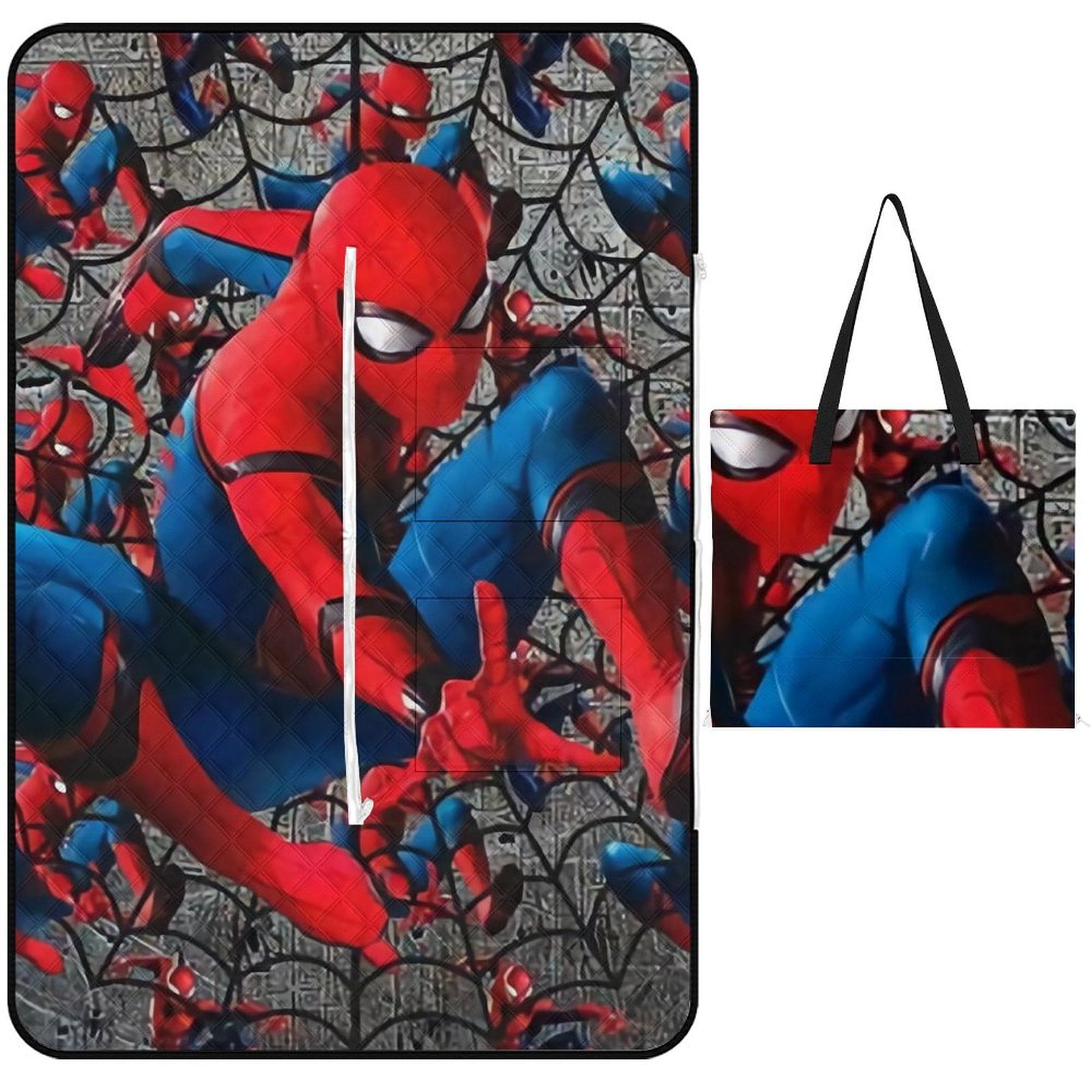 Spider-Man Extra Large Picnic Blanket Waterproof,59"x 39"Foldable ...