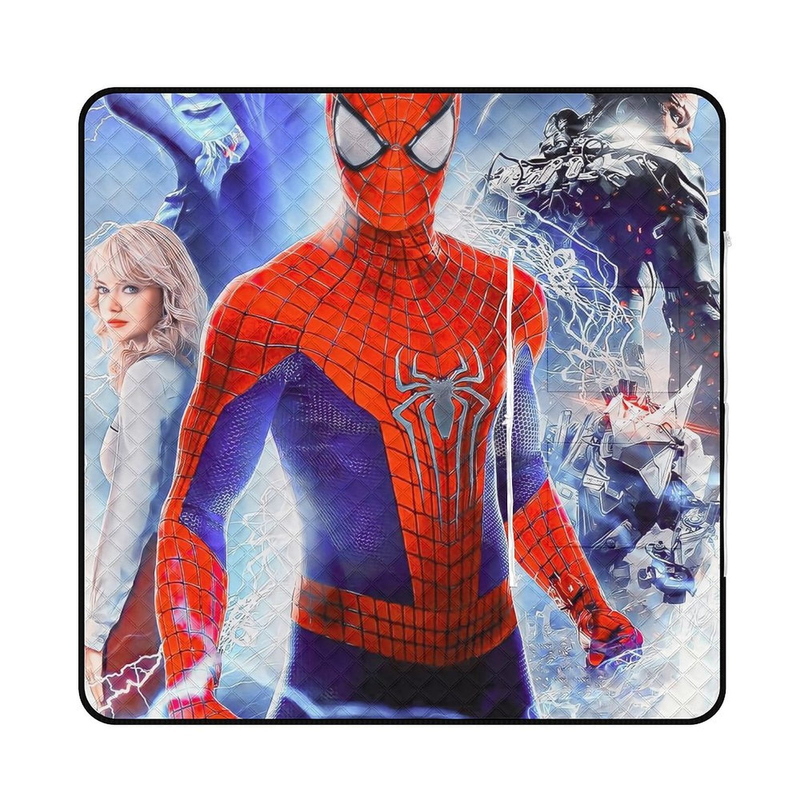 Spider-Man Extra Large Picnic Blanket Waterproof,59"x 59"Foldable ...