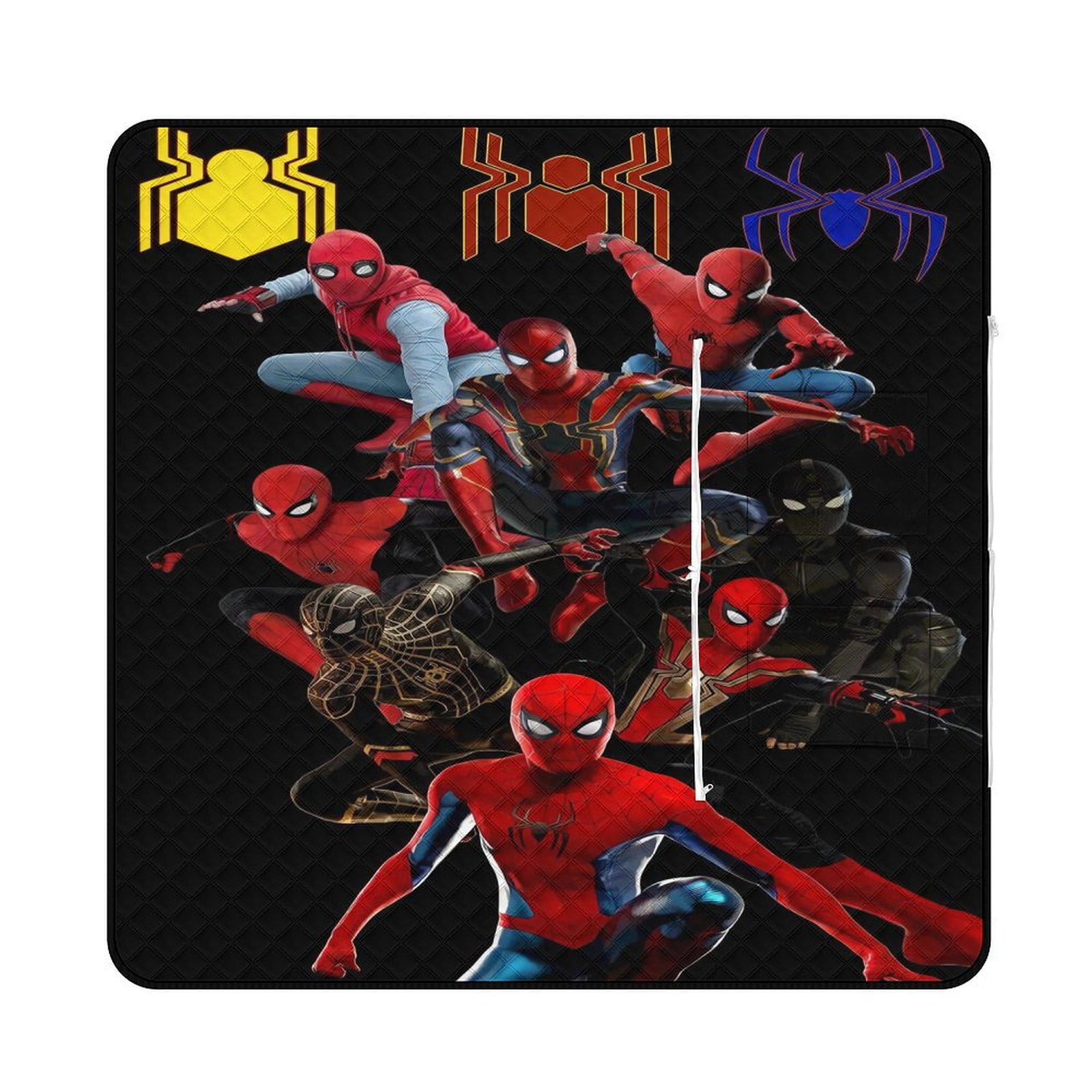 Spider-Man Extra Large Picnic Blanket Waterproof,59"x 59"Foldable ...