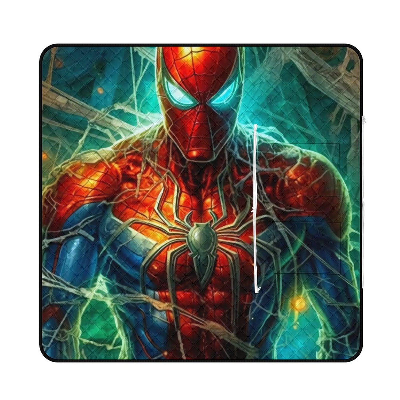 Spider-Man Extra Large Picnic Outdoor Blanket,59 x 59 Waterproof ...