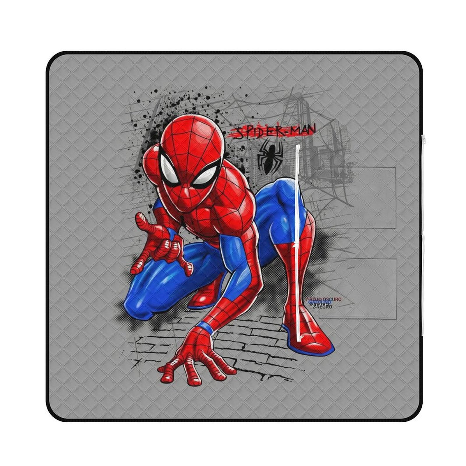 Spider-Man Extra Large Picnic Outdoor Blanket,59 x 59 Waterproof ...