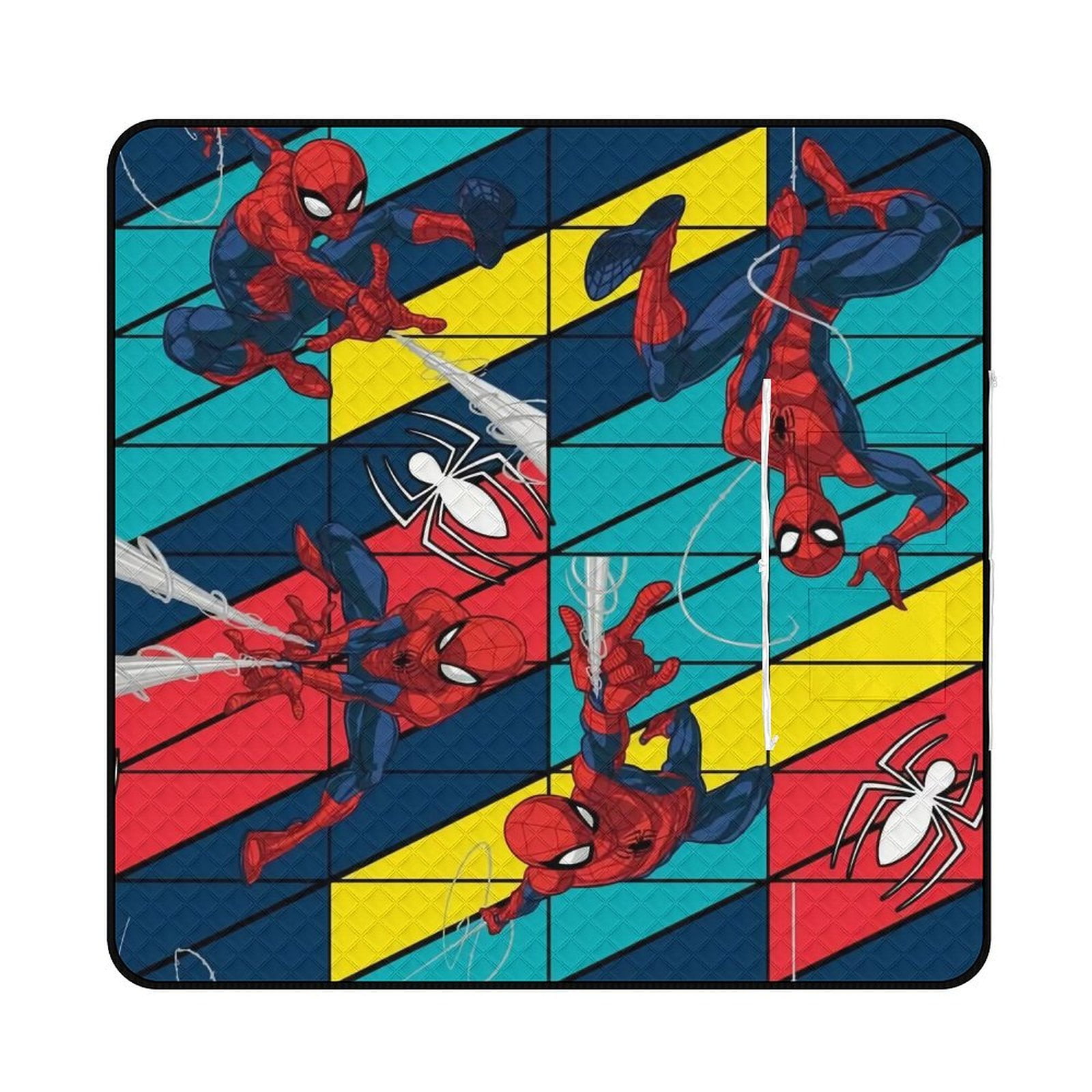 Spider-Man Extra Large Picnic Outdoor Blanket,78 x 78 Waterproof ...