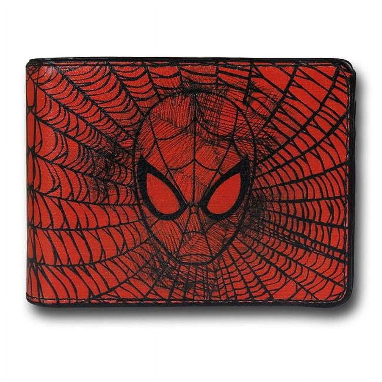Spider-Man Face Web Bi-Fold Wallet - Walmart.com