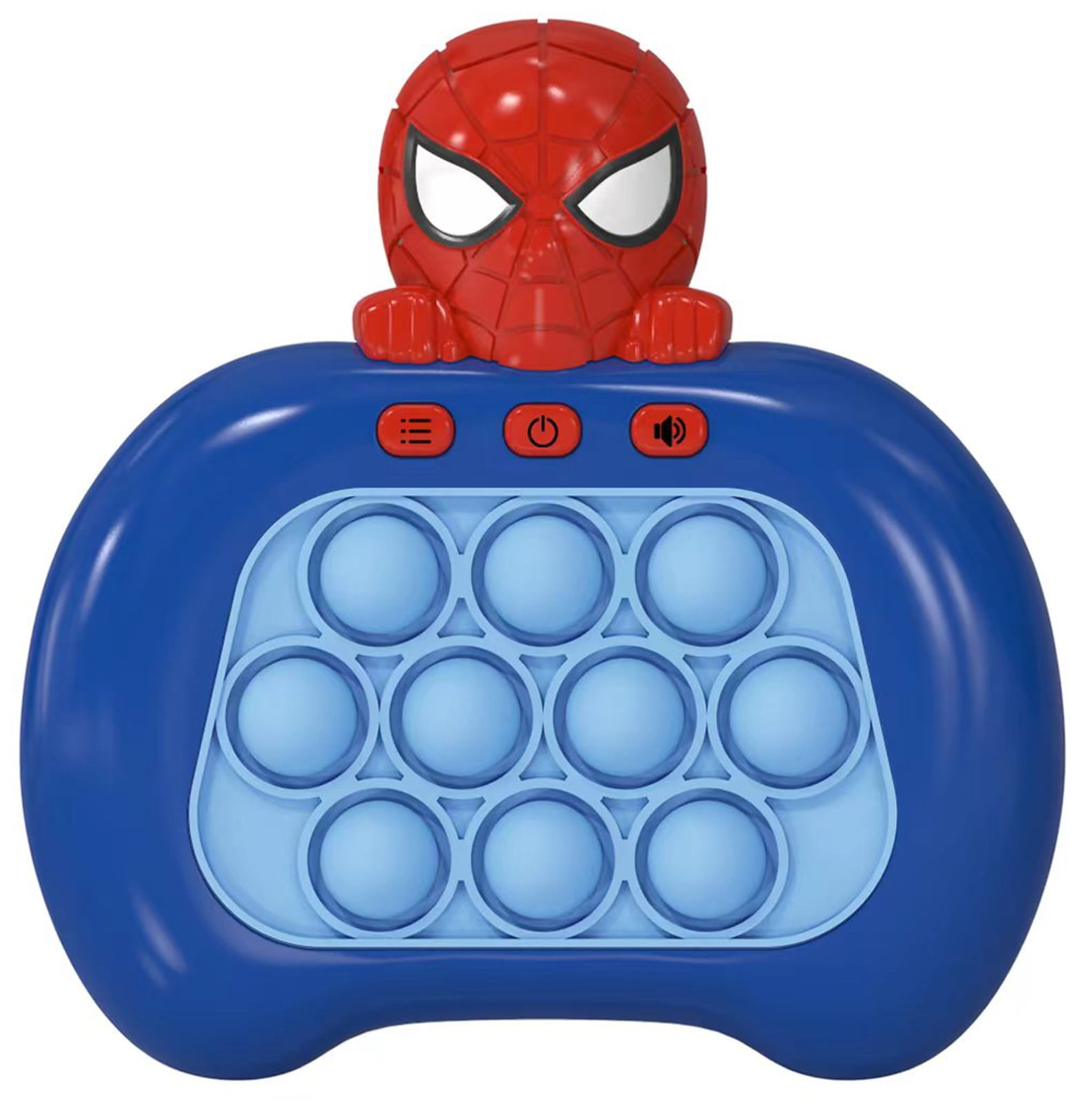 Spider Man Fast Push Game, Cute Anime Pop Fidget Light Up Bubble ...