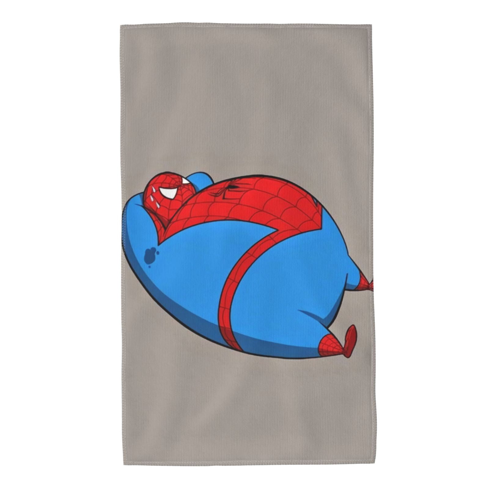 Spider-Man Fat Man Hand Towels for Bathroom,Face Towels Soft Absorbent ...