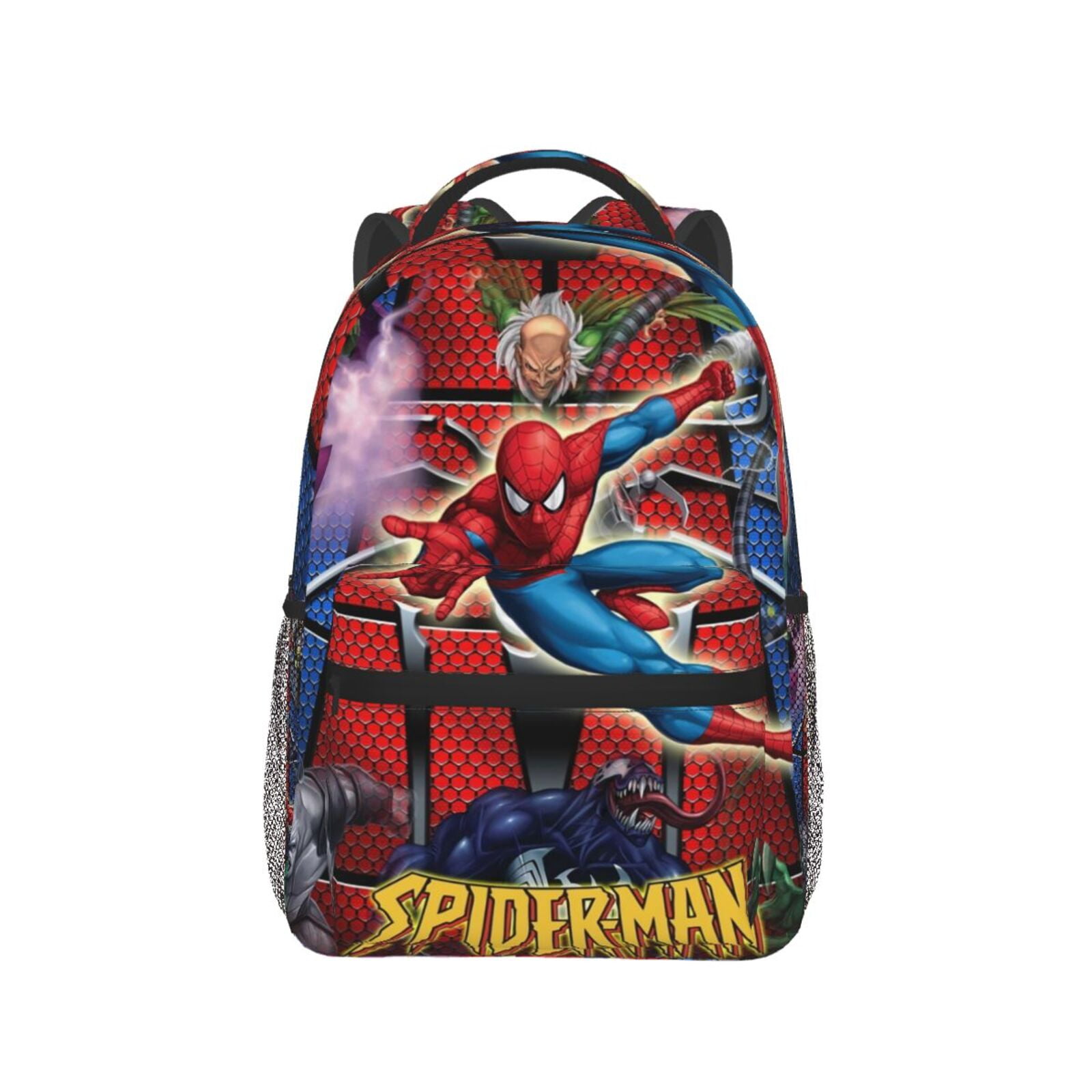 Spider-Man Fighting Backpack,Fabric & PVC Backpack with Reinforced ...