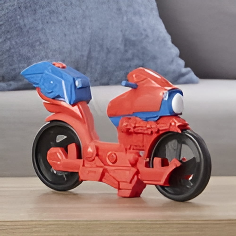 Spider-Man Figure with Power FX Cycle Plays Sounds and Phrases, Ages 4 ...