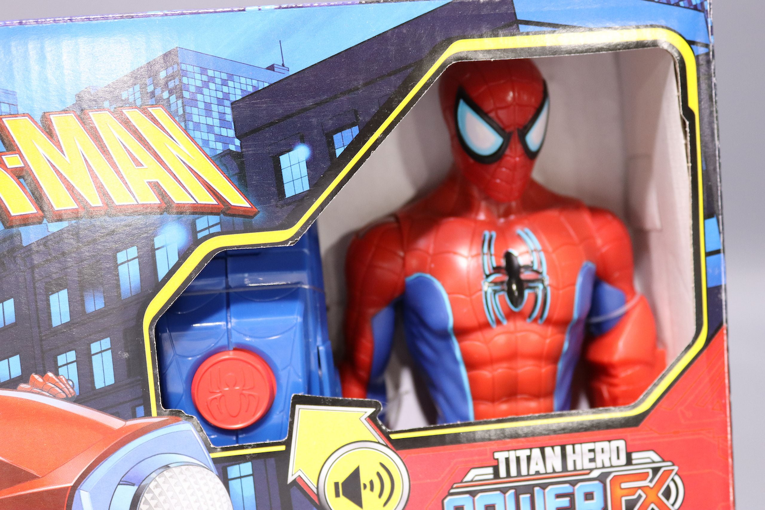 Spider-Man Figure with Power FX Cycle Plays Sounds and Phrases, Ages 4 ...