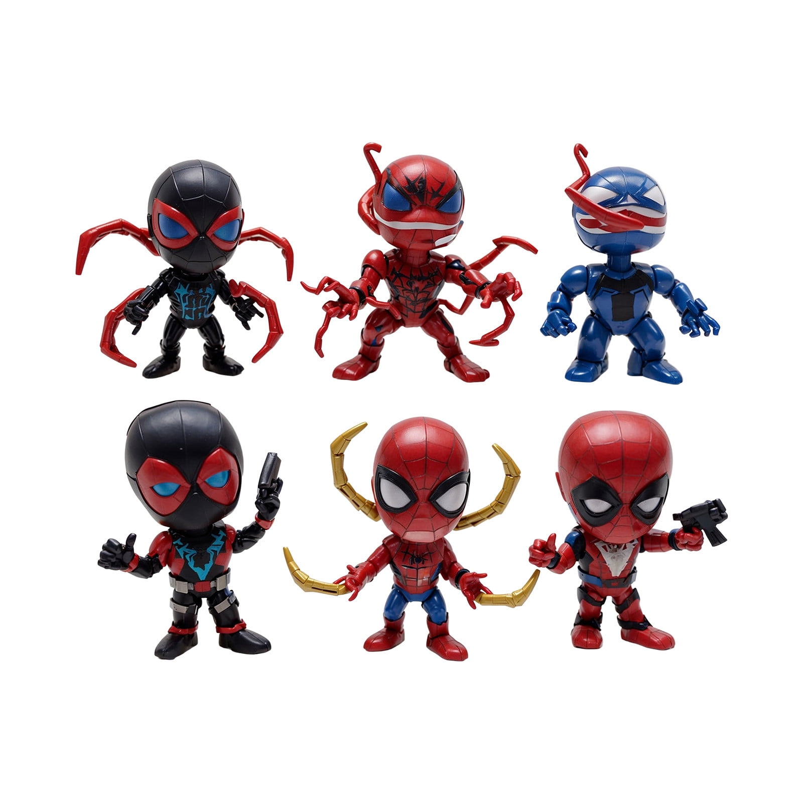 Spider Man Figures - Cute figurine model ornaments (Q-version Spider ...