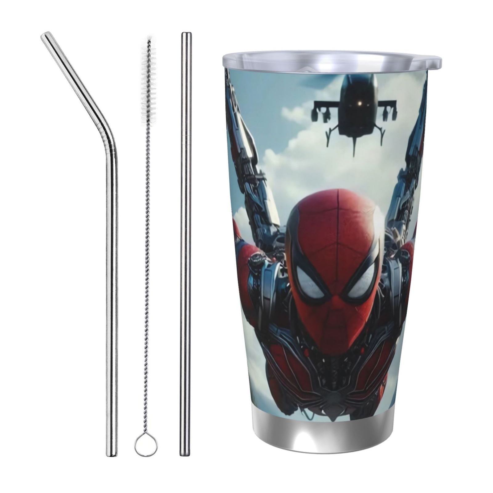 Spider-Man Flying Water Bottle,Coffee Cups,Insulated Stainless Steel ...