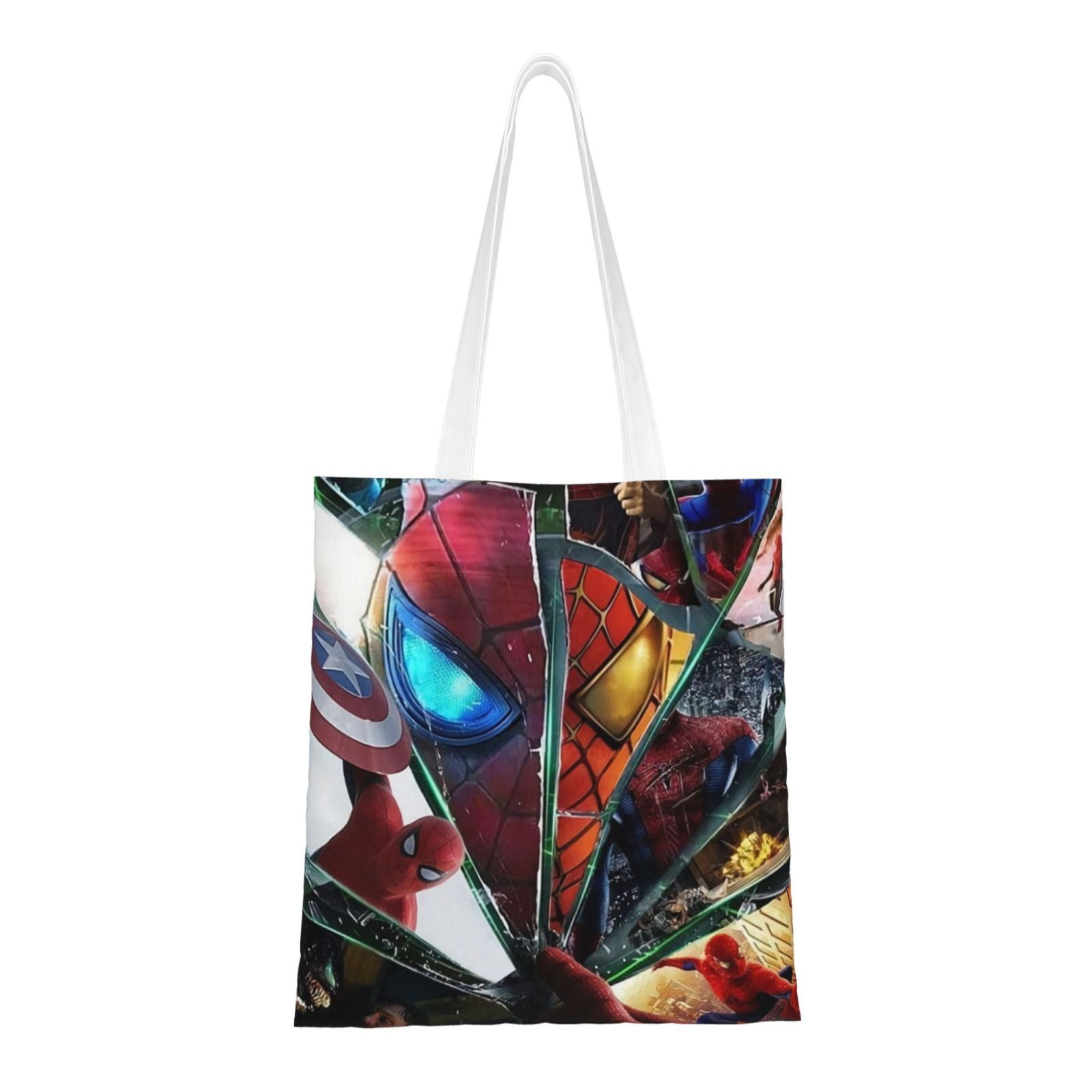 Spider-Man Fragments65 Tote Bag For Women Girls Girly Cartoon Canvas ...