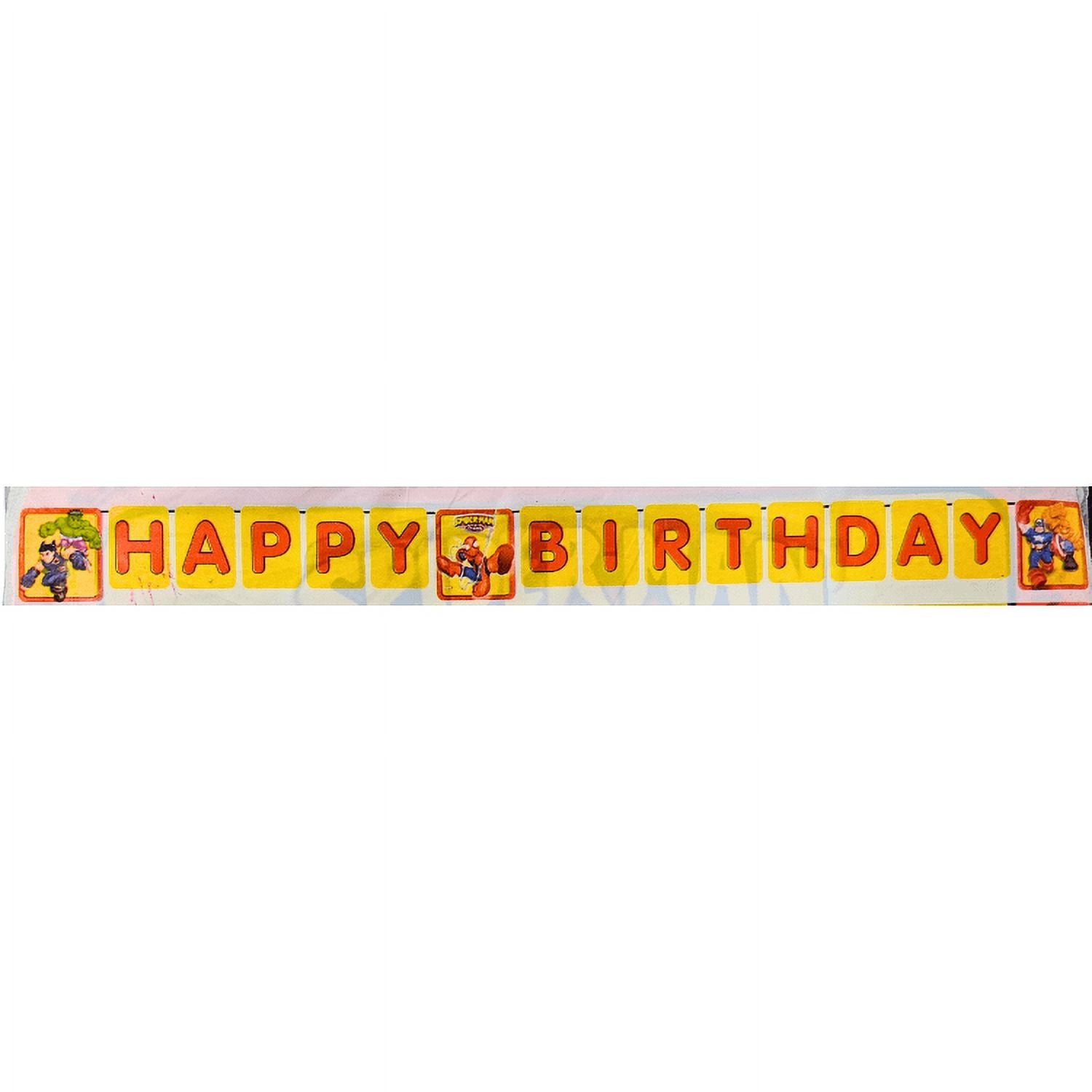 Spider-Man & Friends Celebration Banner 8 Ft 5 In - Walmart.com
