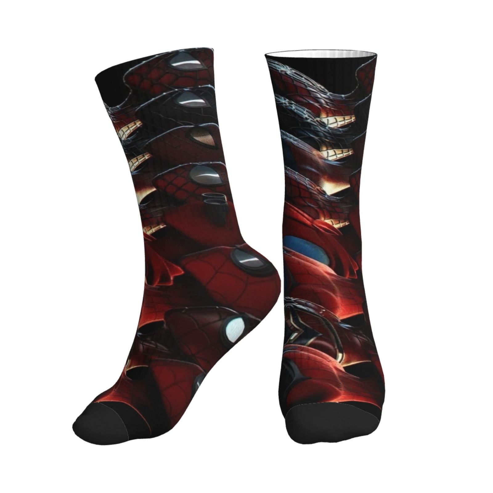 Spider-Man Ghost Crew Socks, Funky Silky Comfort Socks For Men Women ...