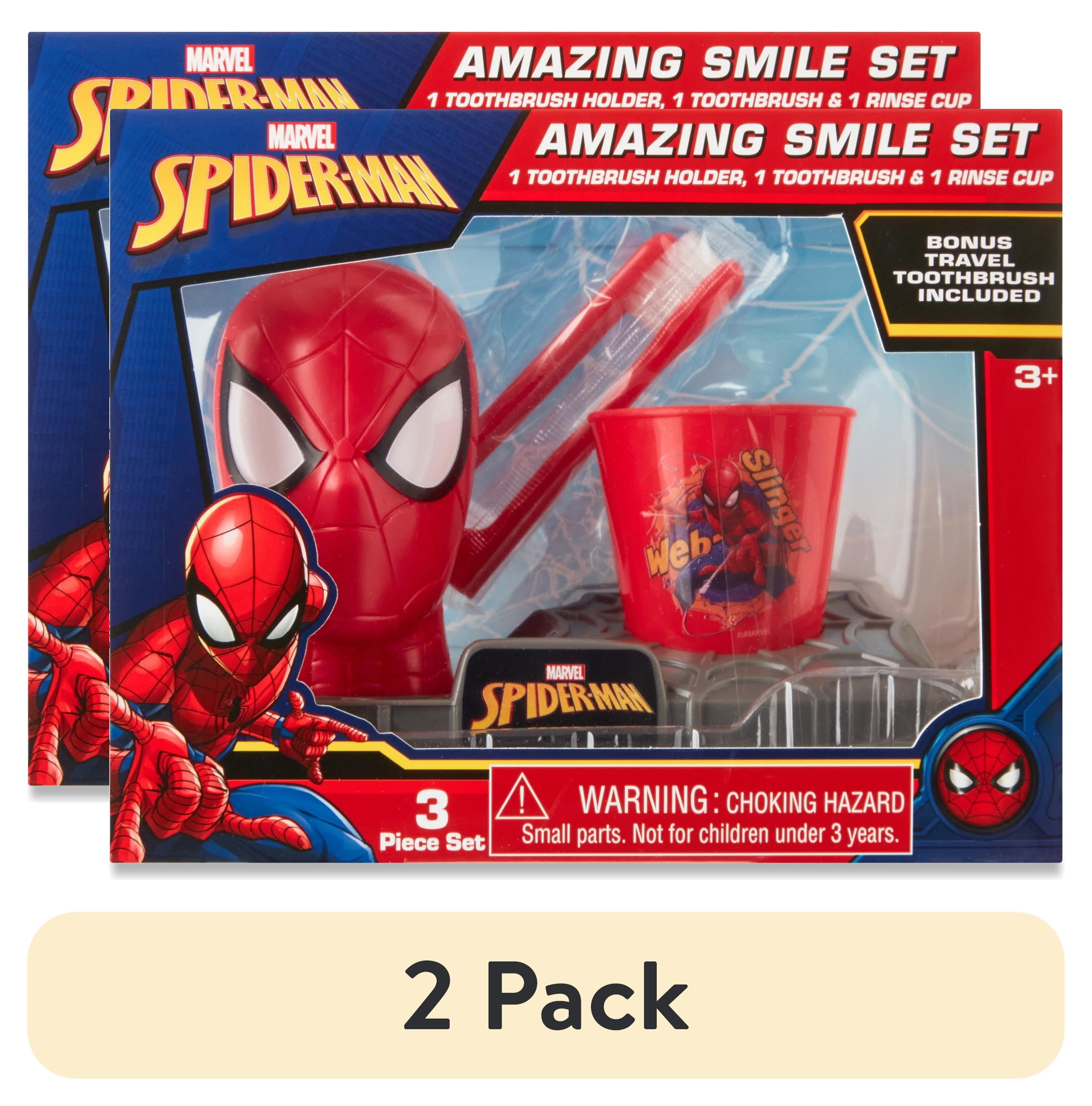(2 pack) Spider-Man Great Smile Set, 3 Pieces - Walmart.com