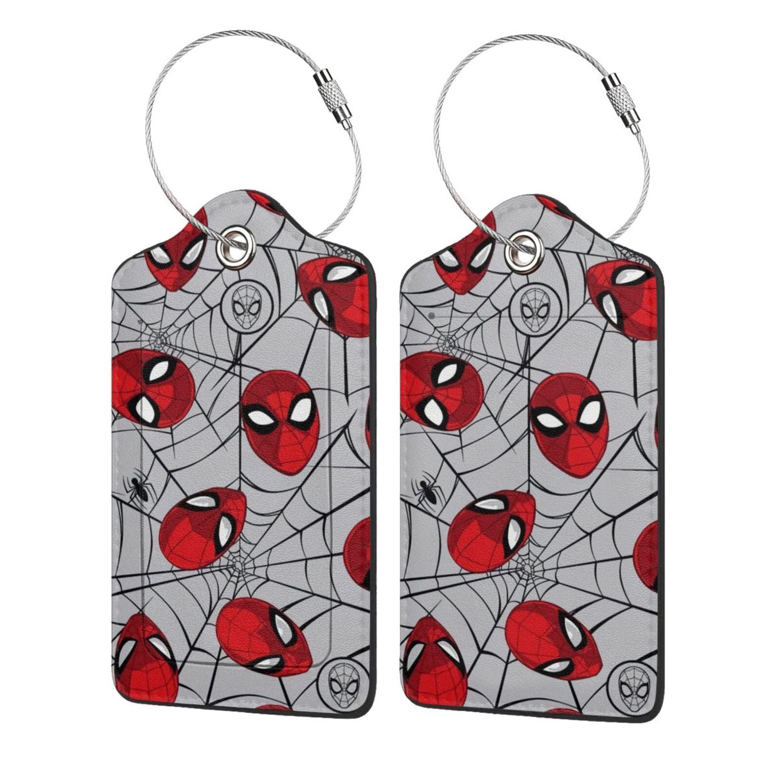 Spider-Man Head Luggage Tags for Suitcases Travel ID Identification ...