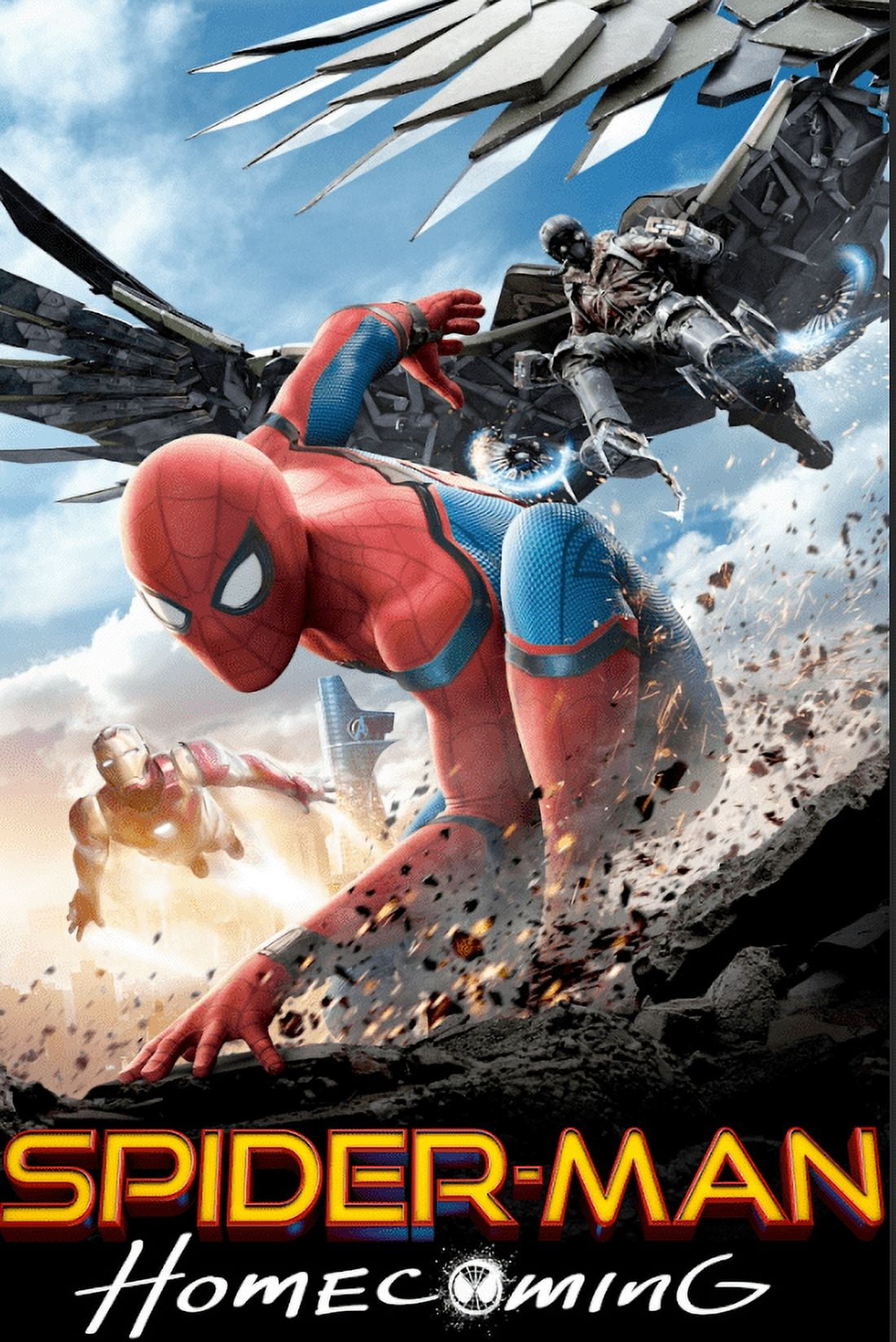 Spider-Man: Homecoming 2017 Movie Poster 24x36 Superhero Action ...