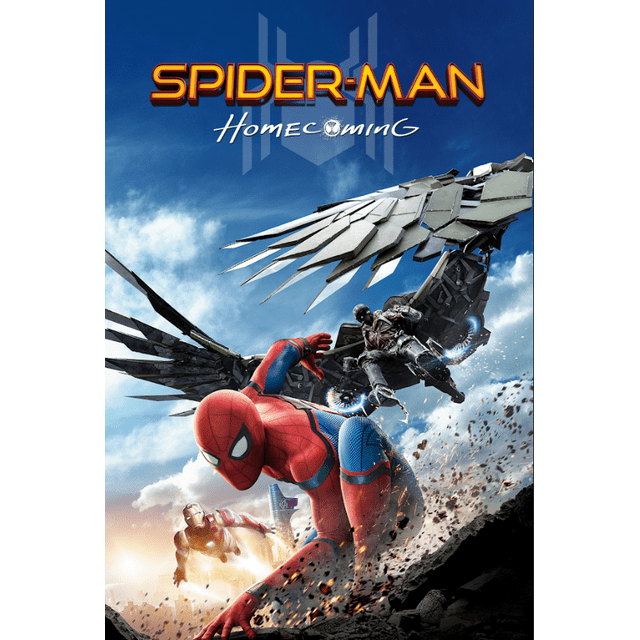 Spider-Man Homecoming 2017 Poster 24x36 - Tom Holland Marvel Action ...