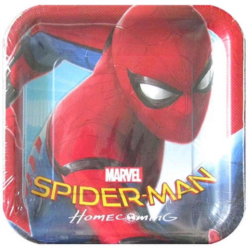 Spider-Man 'Homecoming' Large Paper Plates (8ct) - Walmart.com