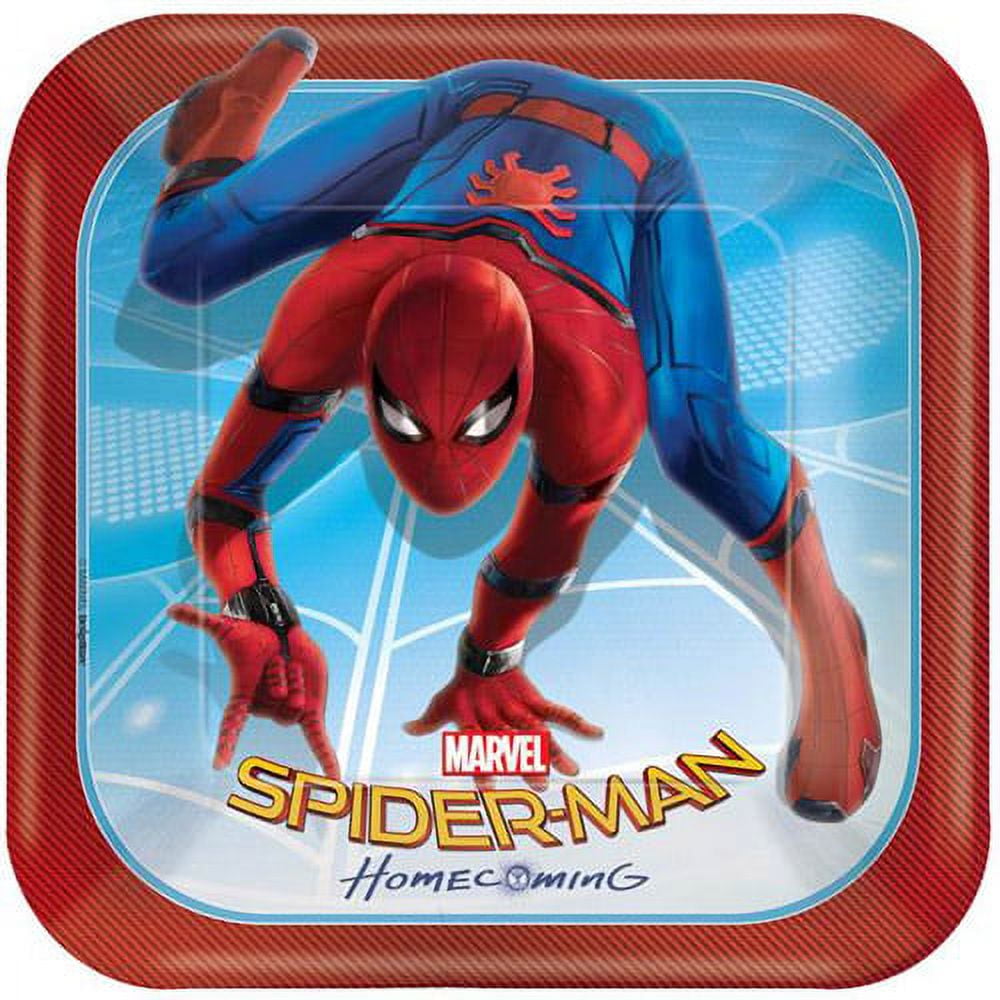 Spider-Man 'Homecoming' Small Paper Plates (8ct) - Walmart.com