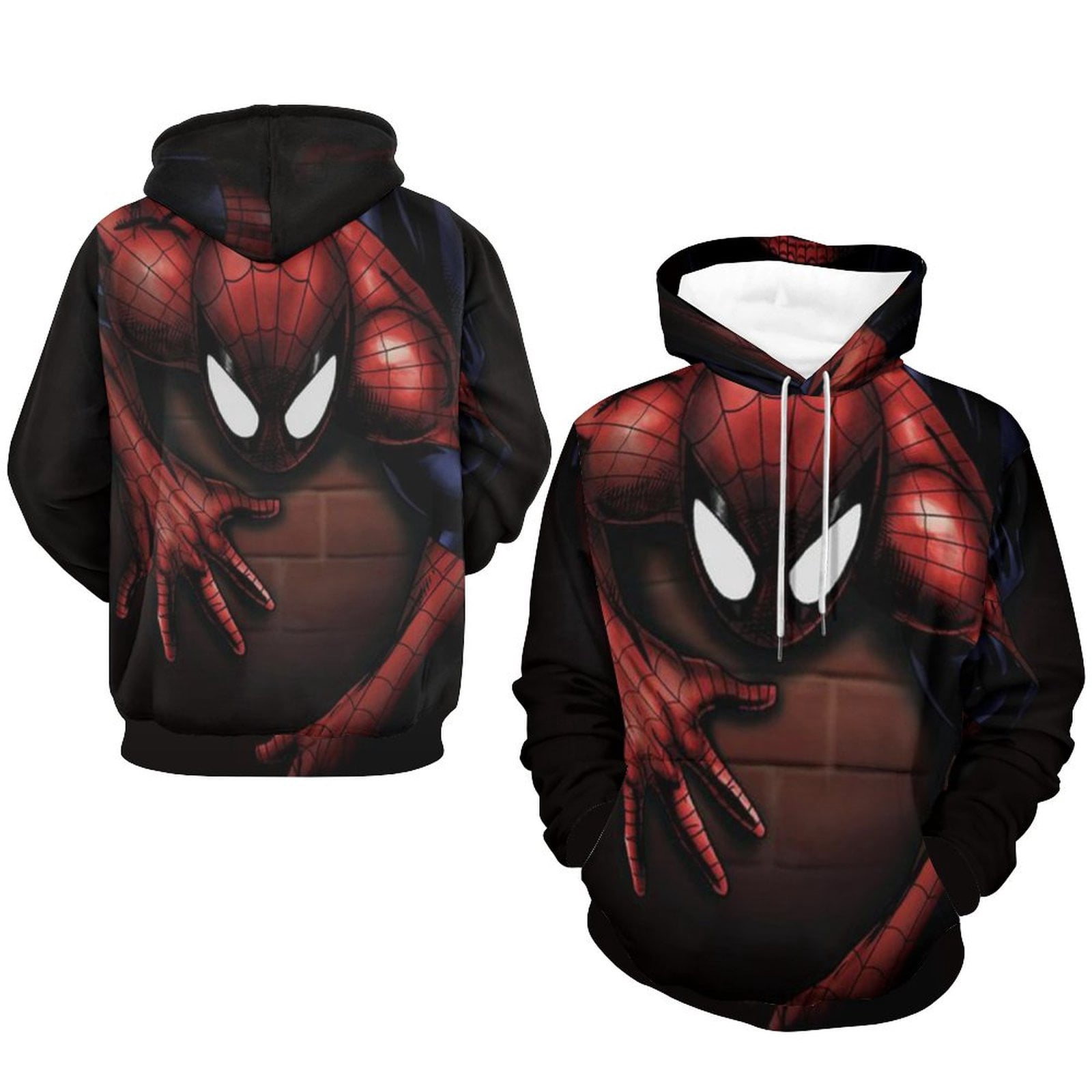 Spider Man Hoodie with Pocket Anime for Men Women Couple Gift - Walmart.com