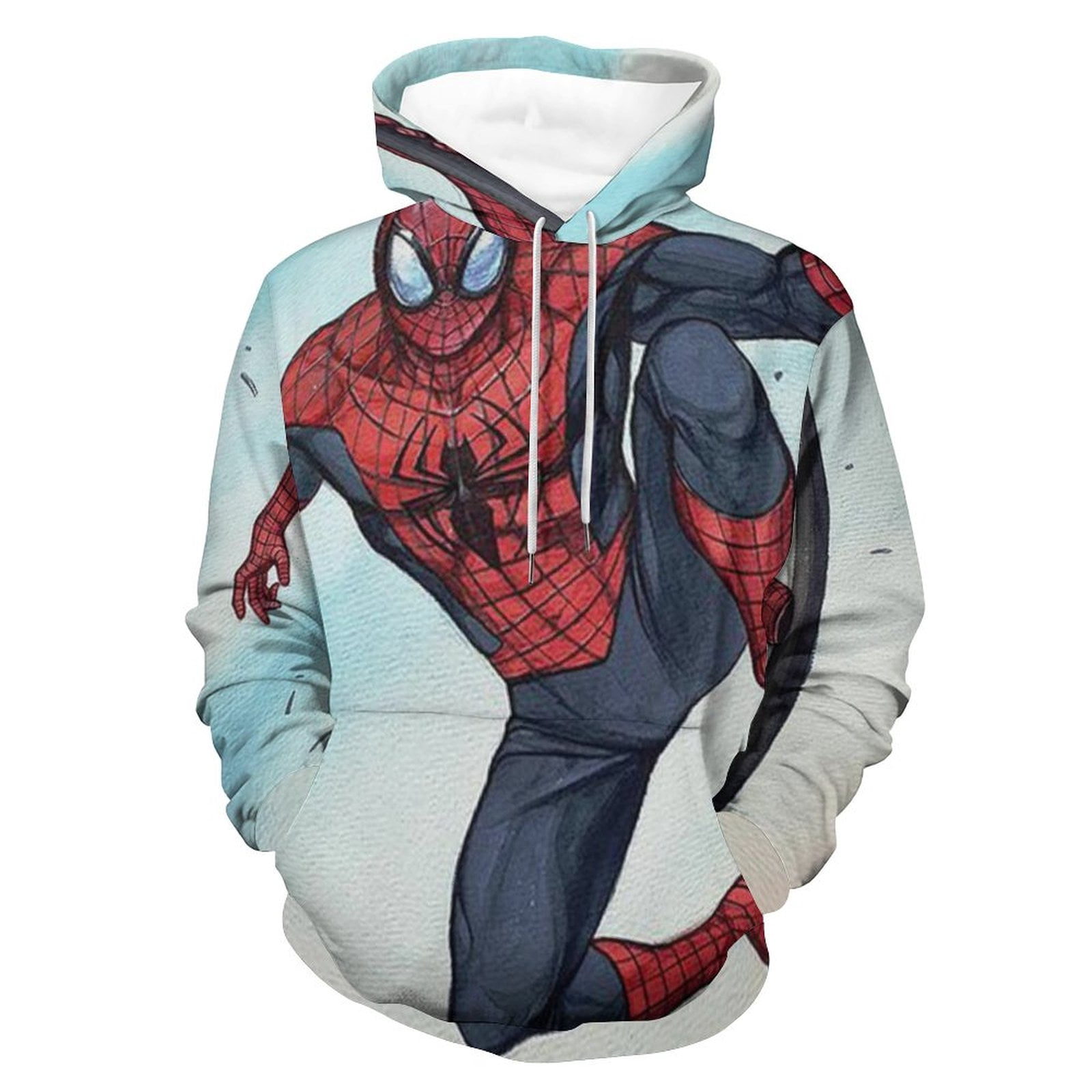 Spider-Man Hoodie with Pocket for Men Women Couple Gift - Walmart.com