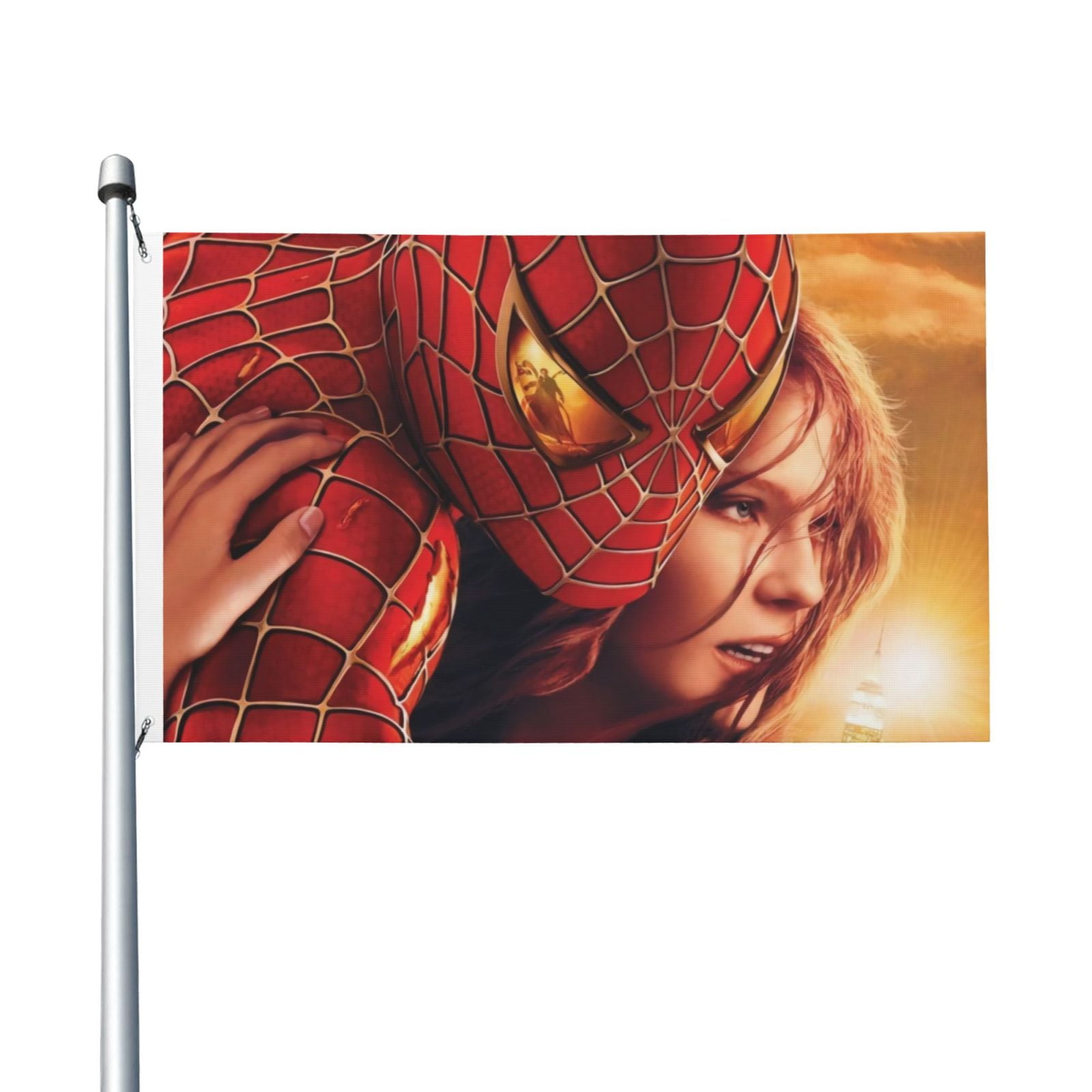 Spider-Man Hugs A Beautiful Woman2 3x5ft Face Flag Fade Proof Holiday ...