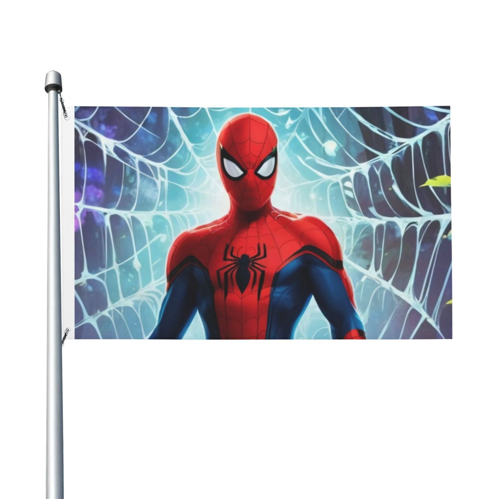 Spider-Man In The Garden 3x5ft Face Flag Fade Proof Holiday Fall Flag ...