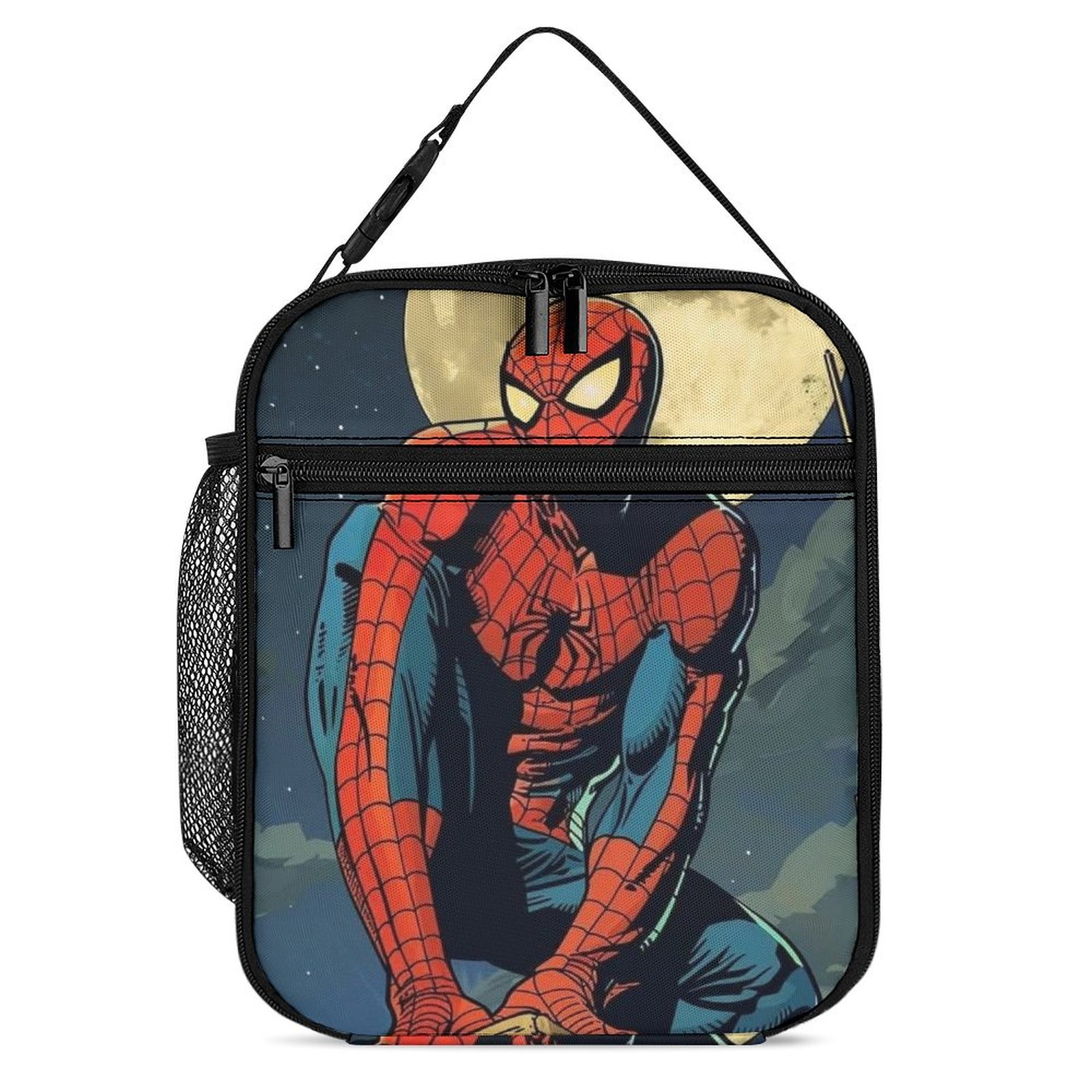 Spider-Man Insulated Lunch Boxes for Women Man, Portable Reusable Lunch ...