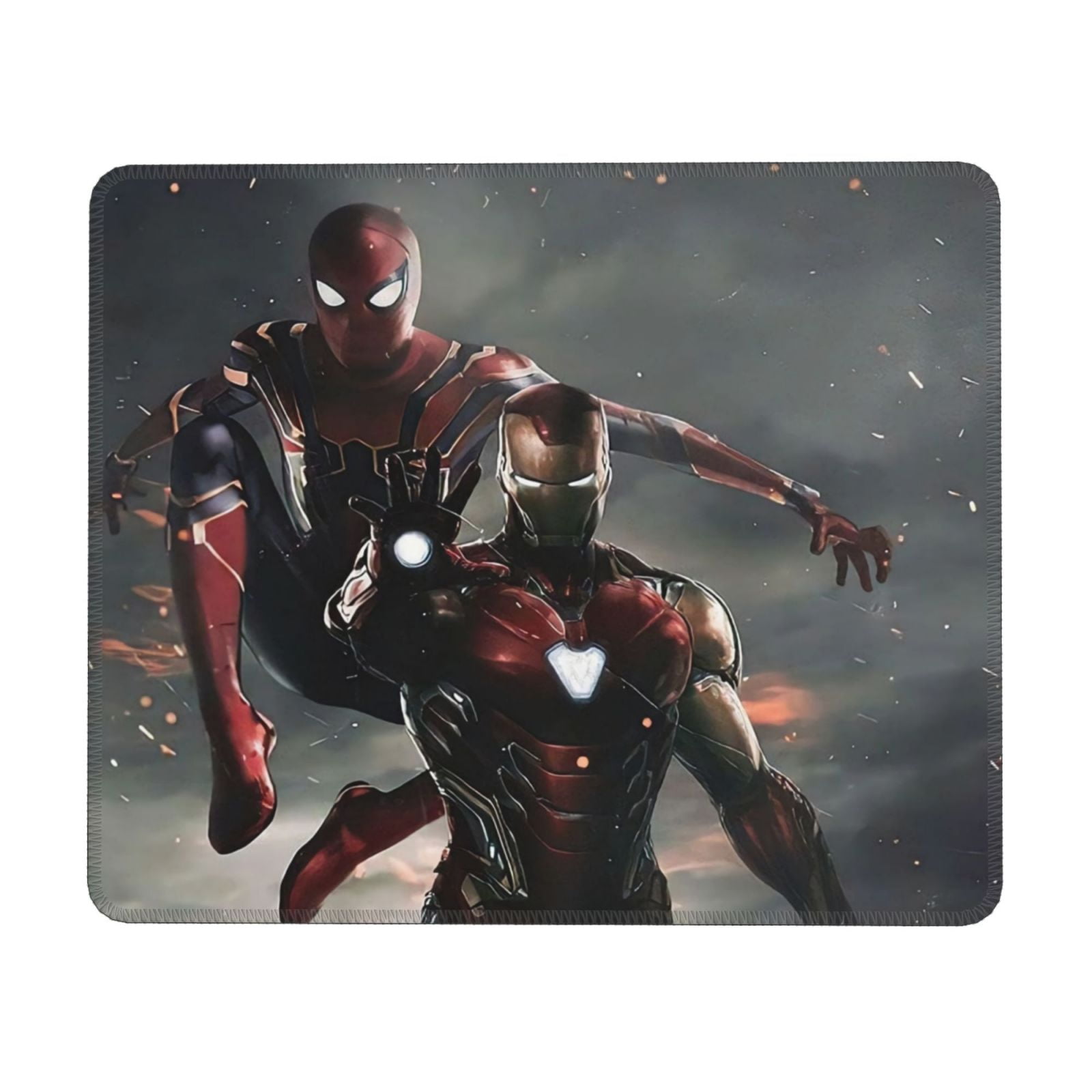 Spider-Man Iron Man Mouse Pad,Computer Mouse Mat with Anti-Slip Rubber ...
