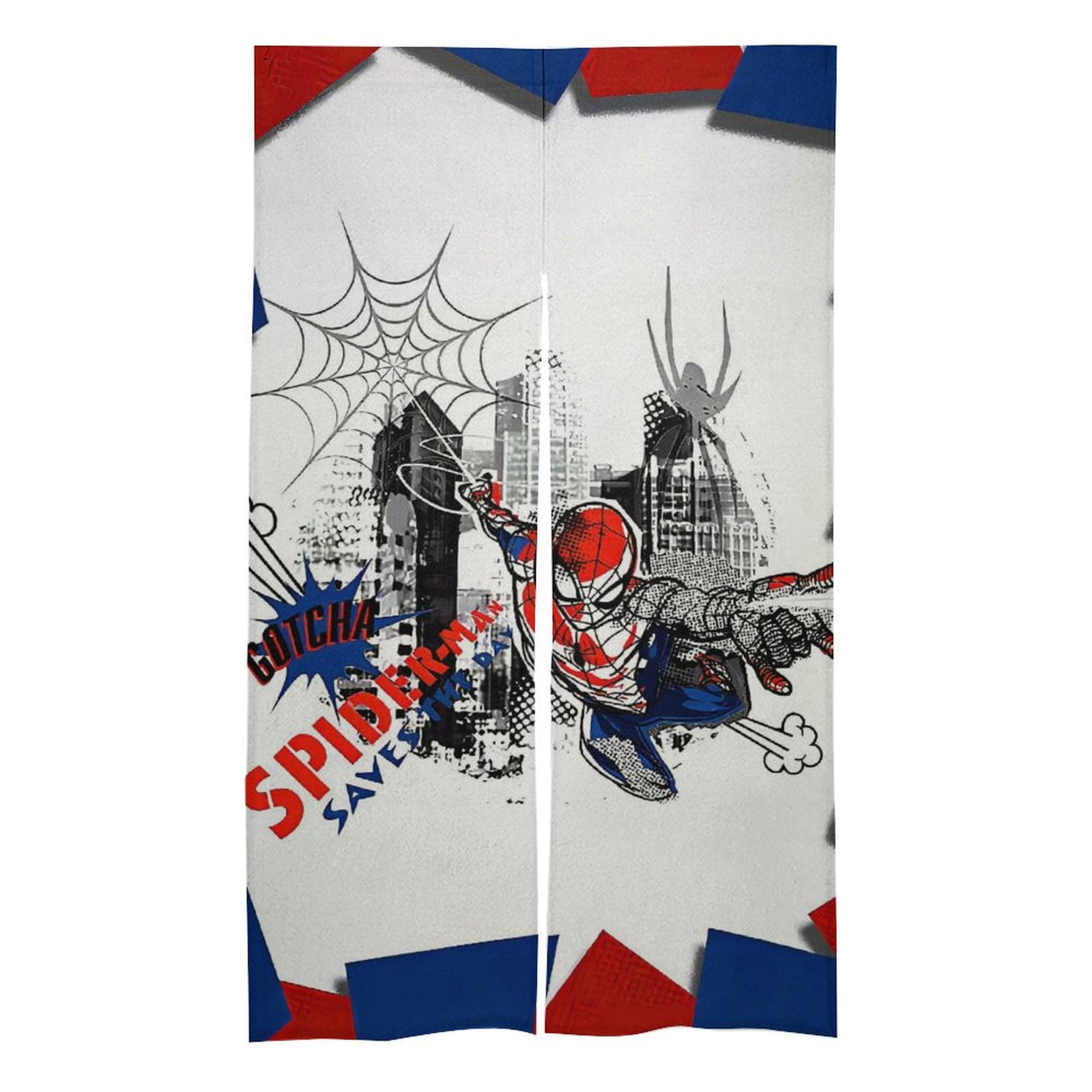 Spider-Man Japanese Cool Funny Anime Cartoon Drape Split Doorway ...