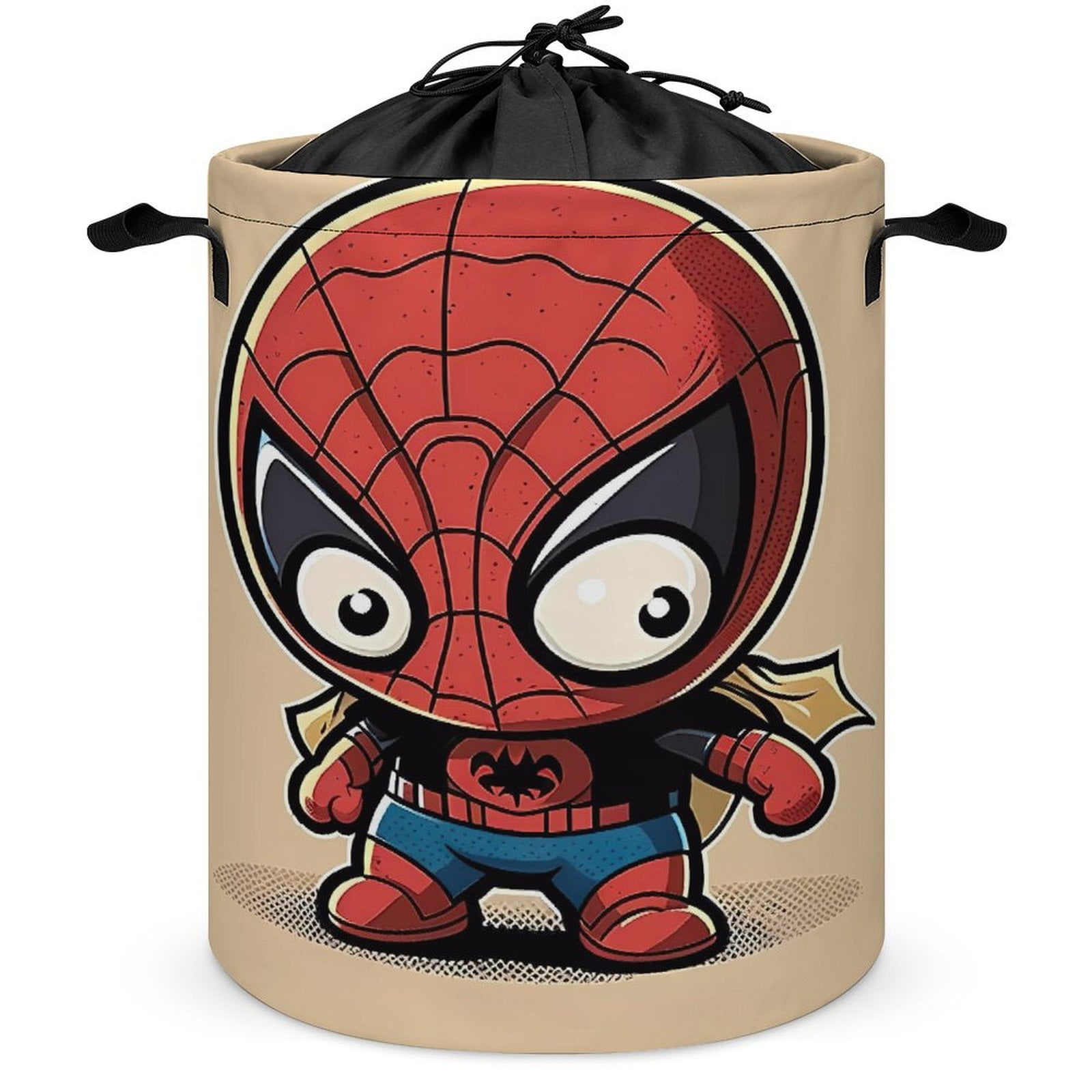 Spider-Man Kid Boy Girl Laundry Hamper with Handle Collapsible Clothes ...
