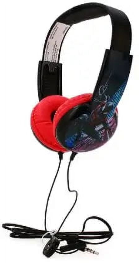 Spider-Man Kid Safe Headphones with Volume Limiting Technology, Red ...